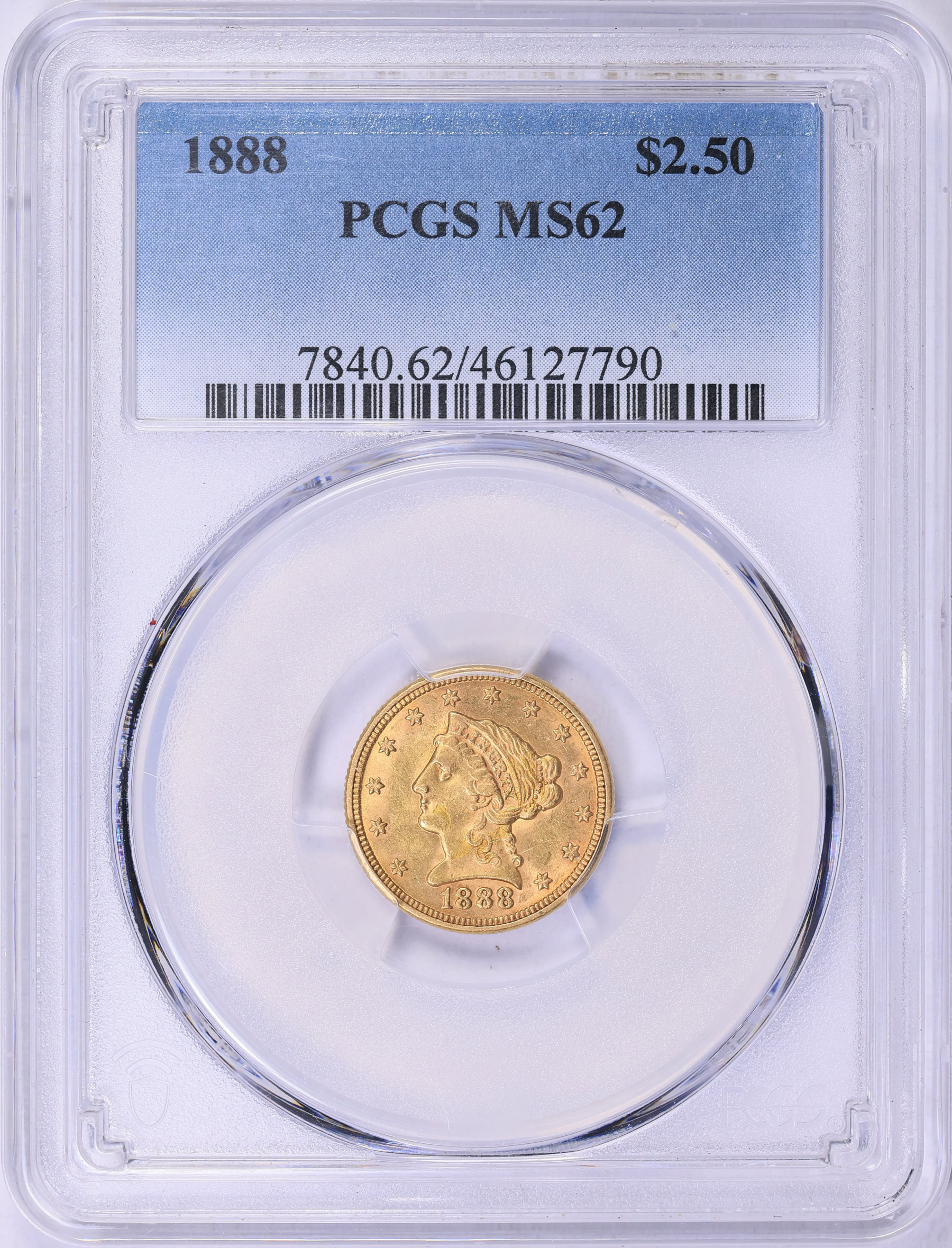 1888 Liberty Gold Quarter Eagle PCGS MS-62 (Item 1988294 ...