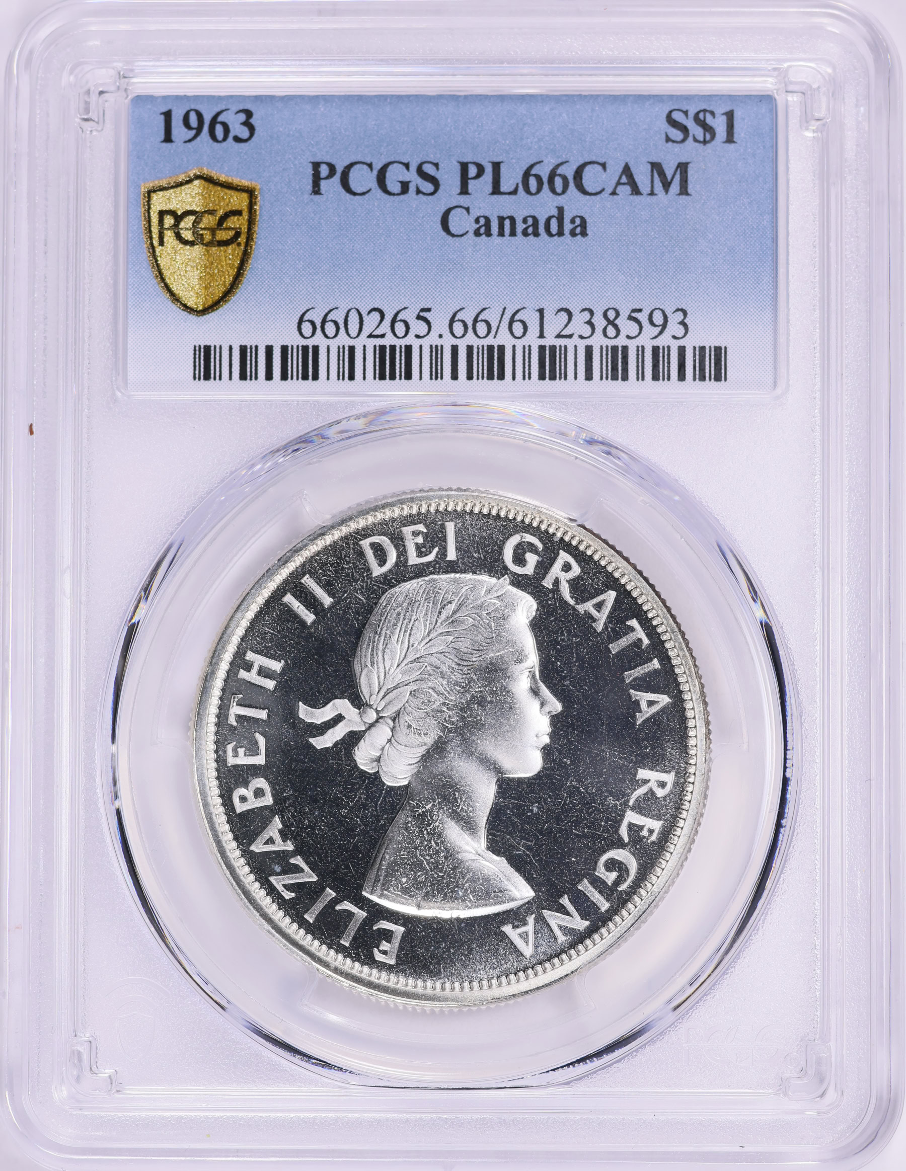 Canada 1963 Silver Dollar KM-54 PCGS PL-66 CAMEO (Toned) (Item 1988387 ...