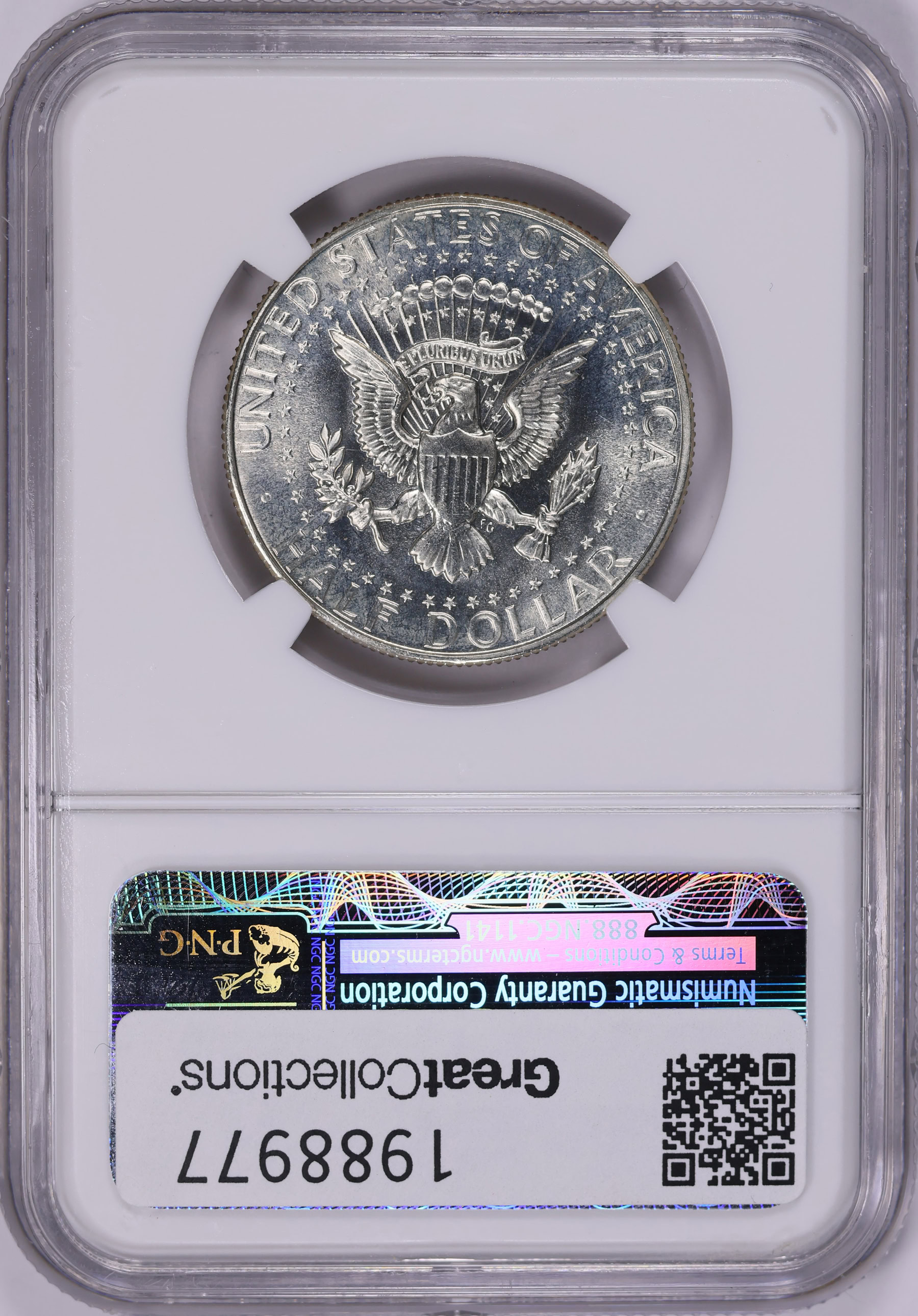 1966 Kennedy Half Dollar SMS NGC MS-67 (Item 1988977) | GreatCollections Coin Auctions