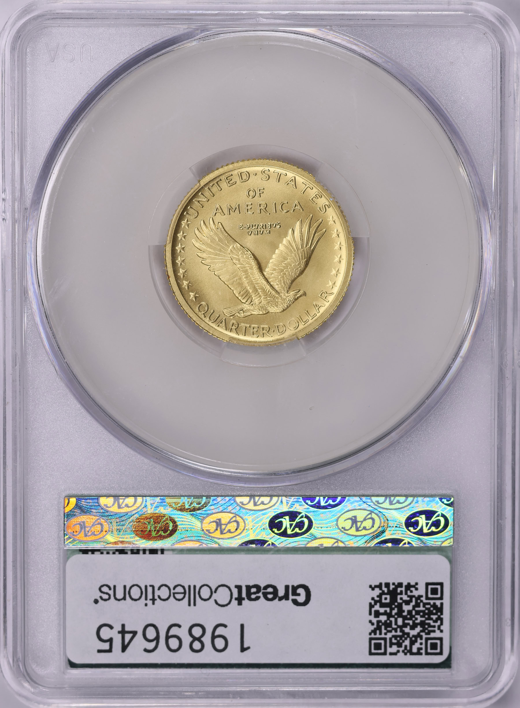 2016-W Standing Liberty Quarter 100th Anniversary Gold CACG SP-70 (Item ...