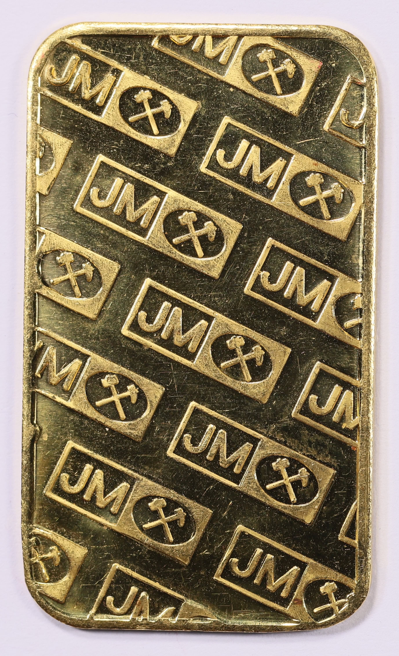 ND Gold 1oz Johnson Matthey Ingot/Bar Uncertified (AGW = 0.999 oz ...