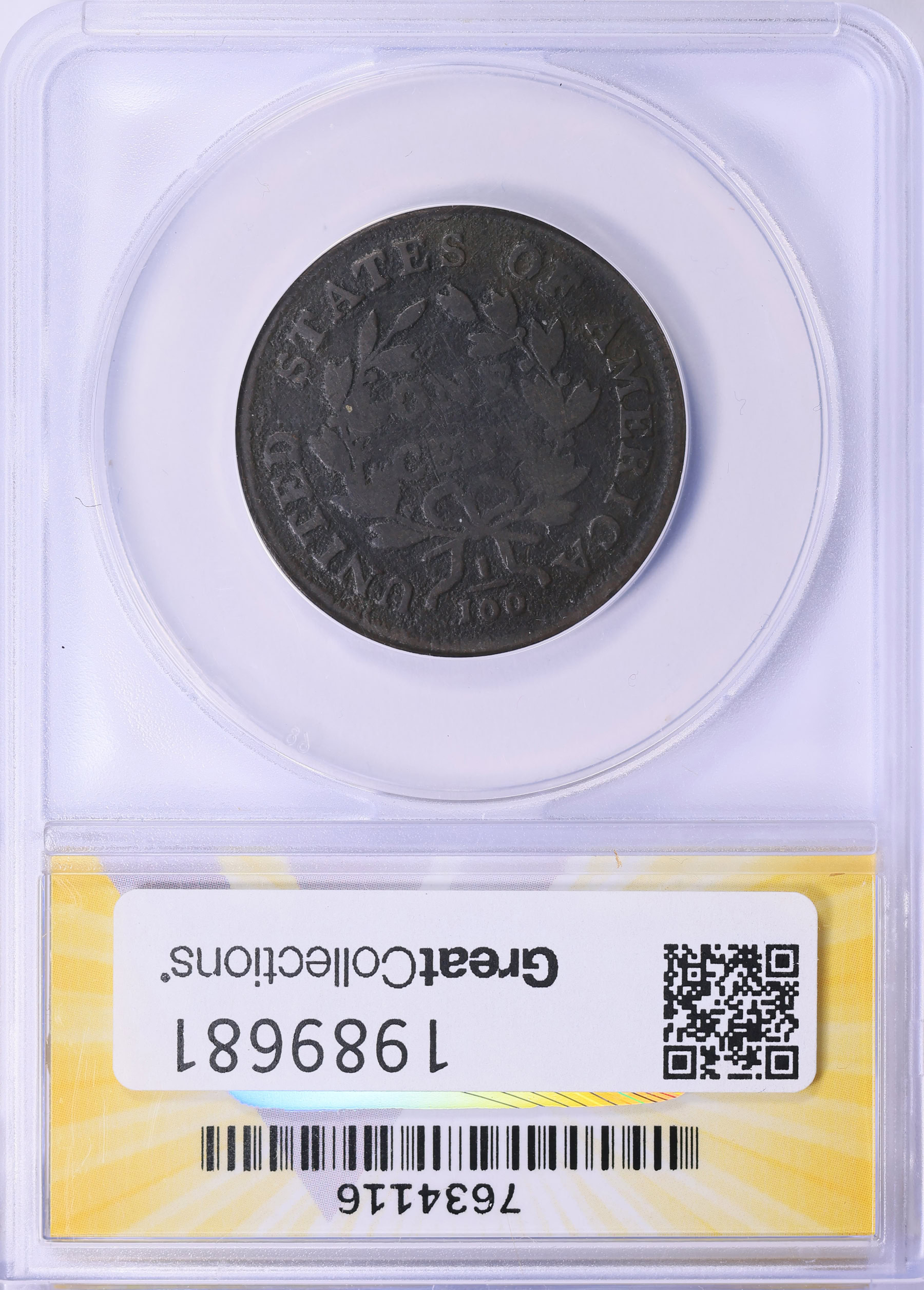 1800 Draped Bust Cent Sheldon 212 ANACS G-04 BN (Item 1989681 ...