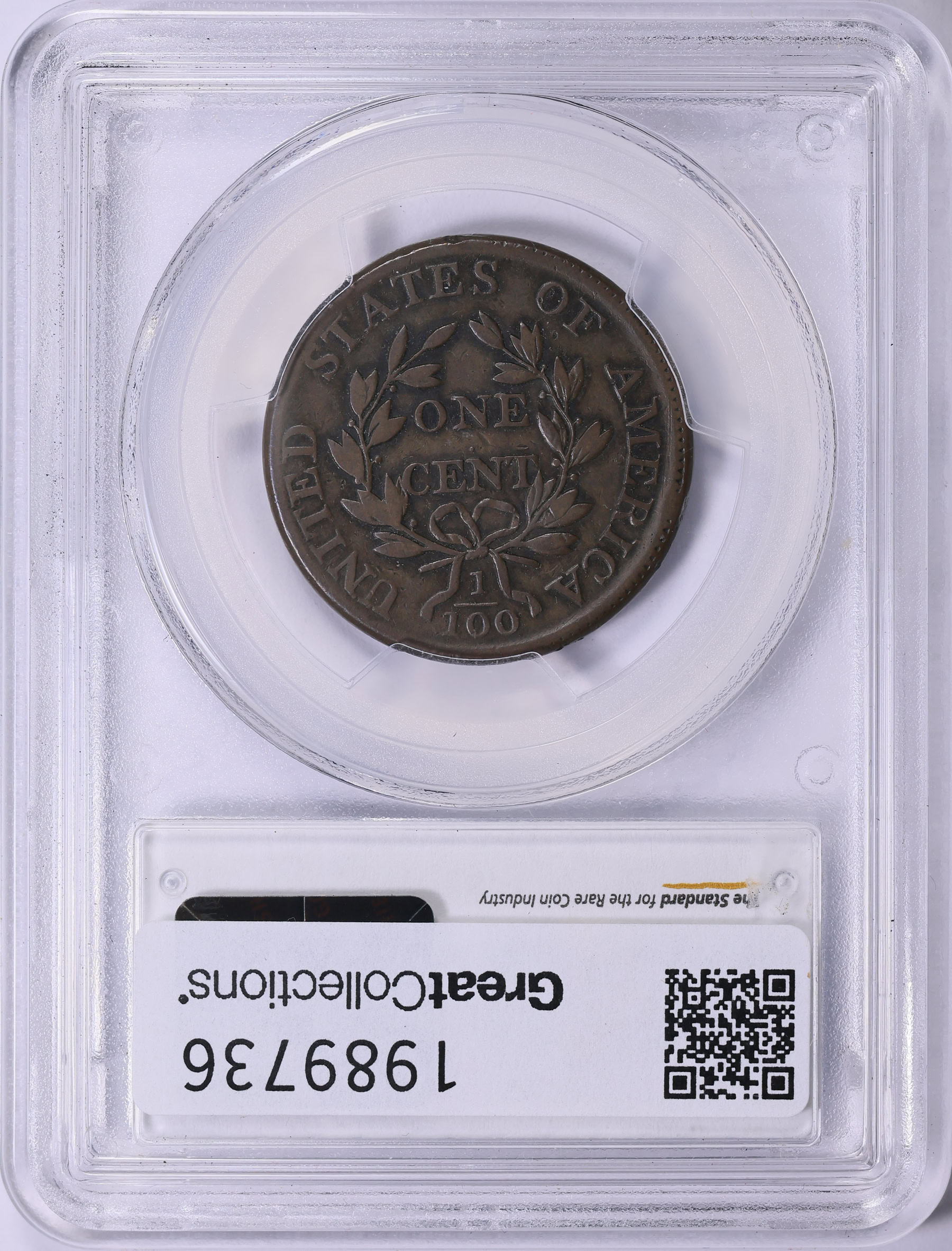 1807 Draped Bust Cent Large Fraction PCGS VF-25 BN (Item 1989736 ...