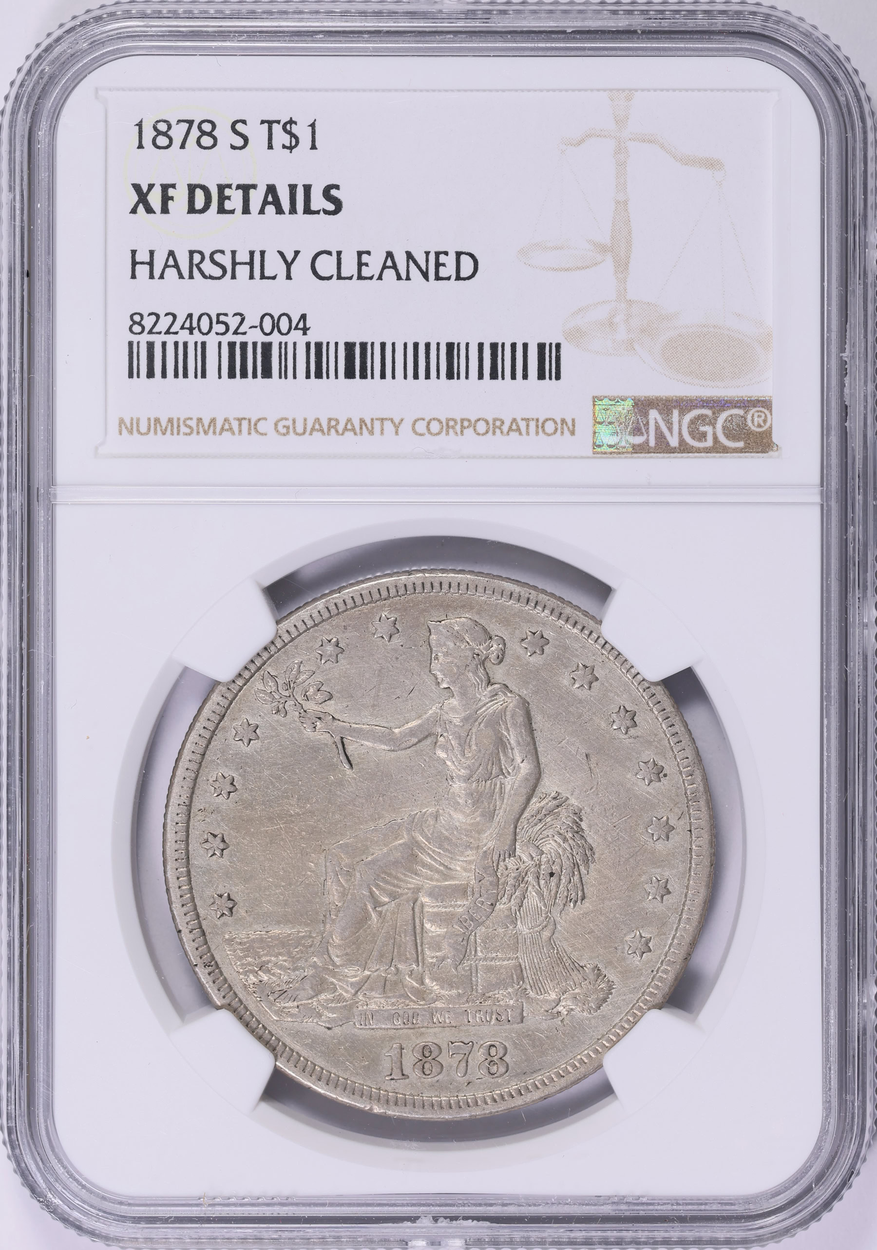 1878-S Trade Silver Dollar NGC XF Details (Item 1989761 ...