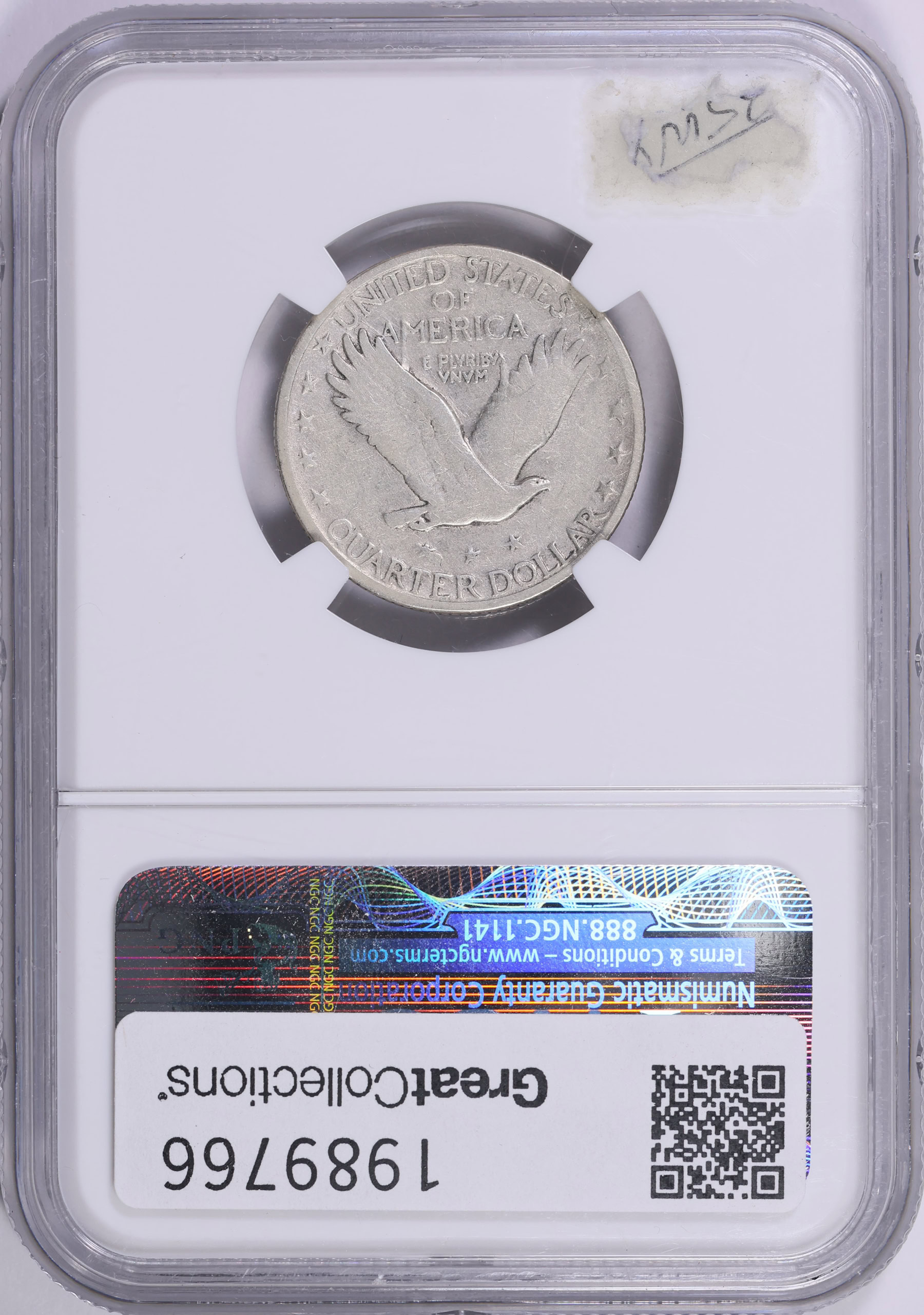 1927-S Standing Liberty Quarter NGC F-12 (Item 1989766 ...