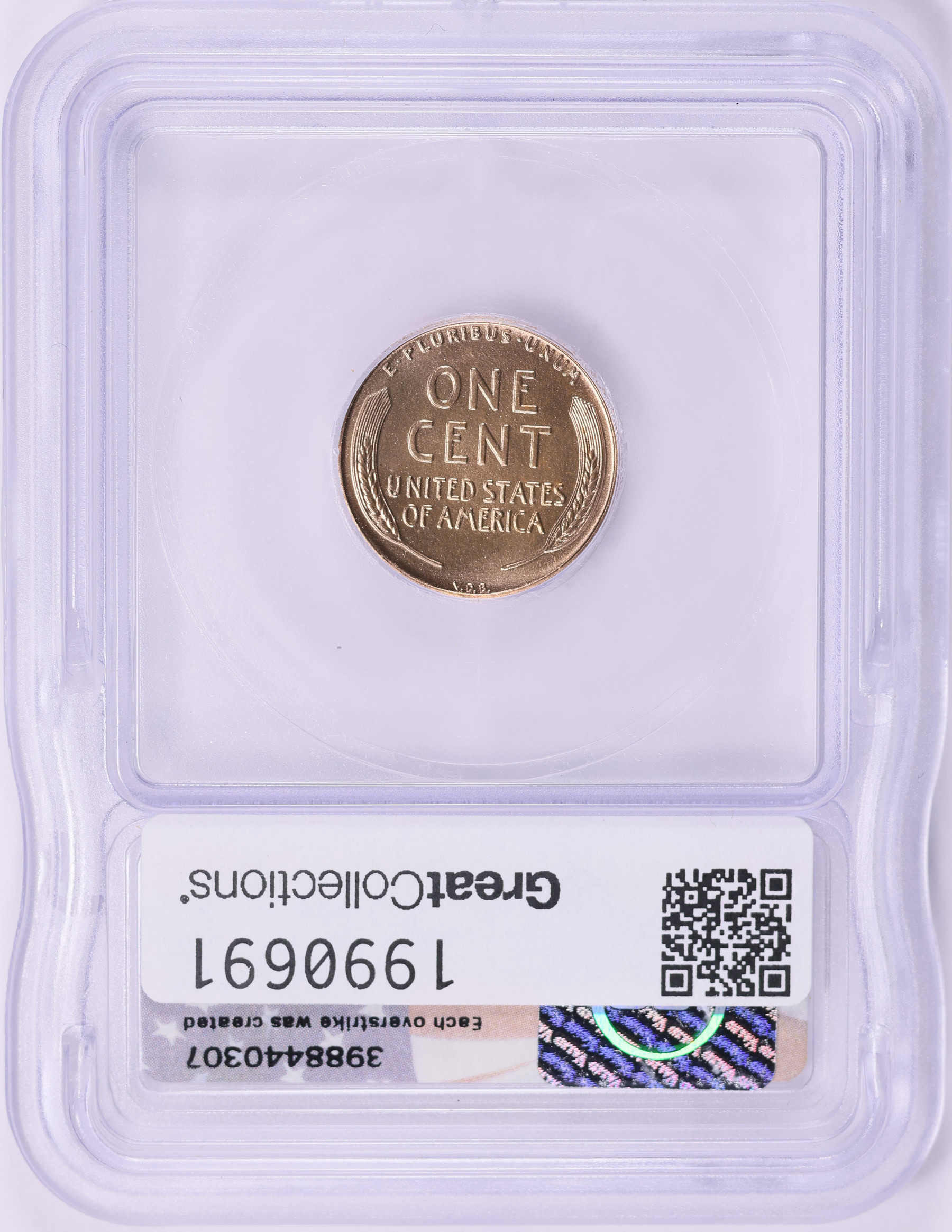 1908-S VDB Lincoln Cent Daniel Carr Token ICG MS-70 RD | ICG Cert ...