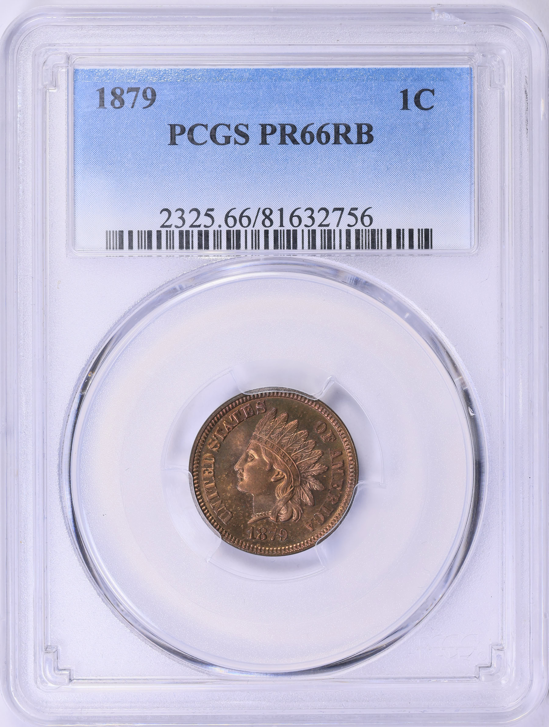 1879 Indian Cent PCGS Proof-66 RB (Item 1990994) | GreatCollections ...