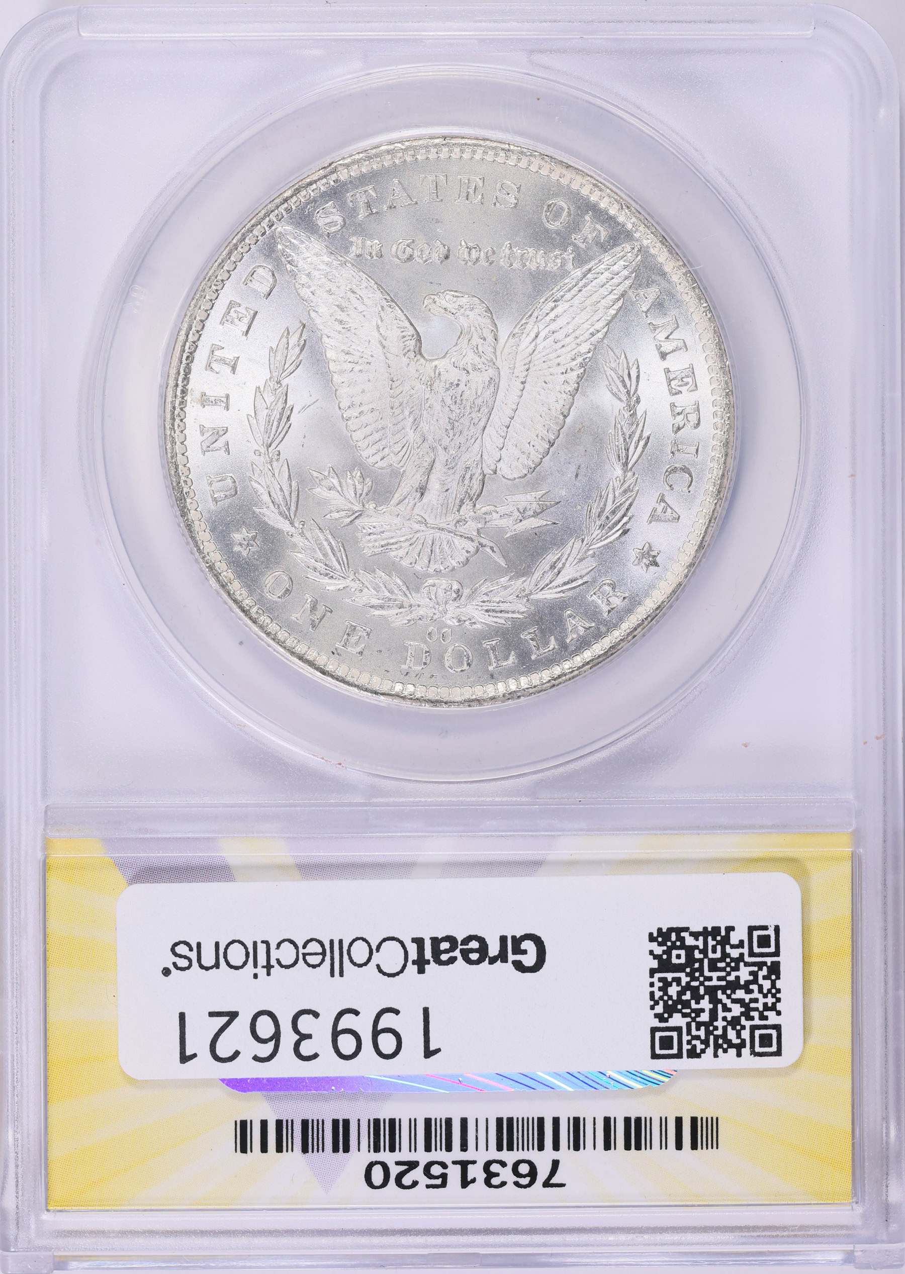 1881-CC Morgan Silver Dollar ANACS MS-63 (Item 1993621 ...