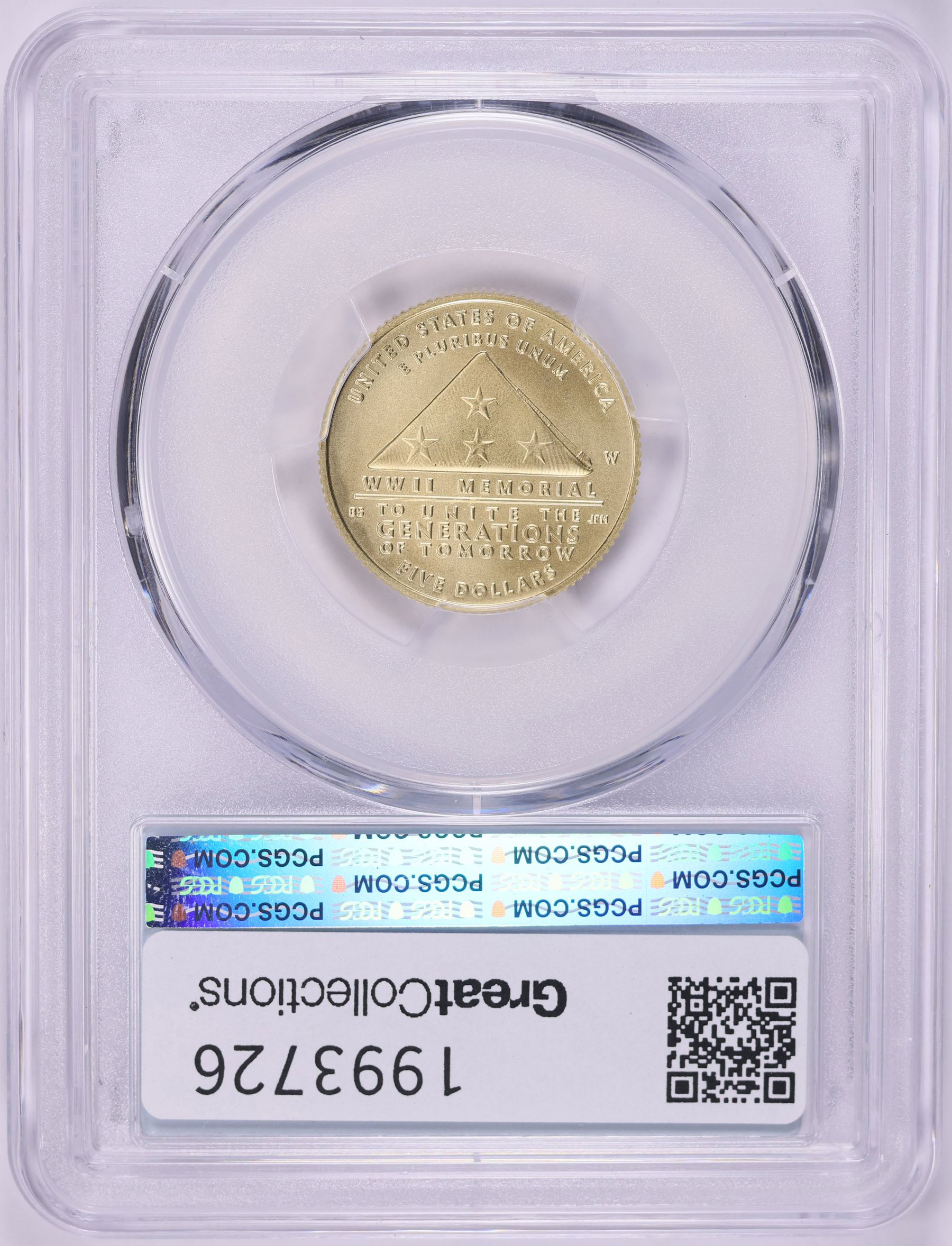 2024-W Greatest Generation $5 Gold First Strike PCGS MS-70 | PCGS Cert ...