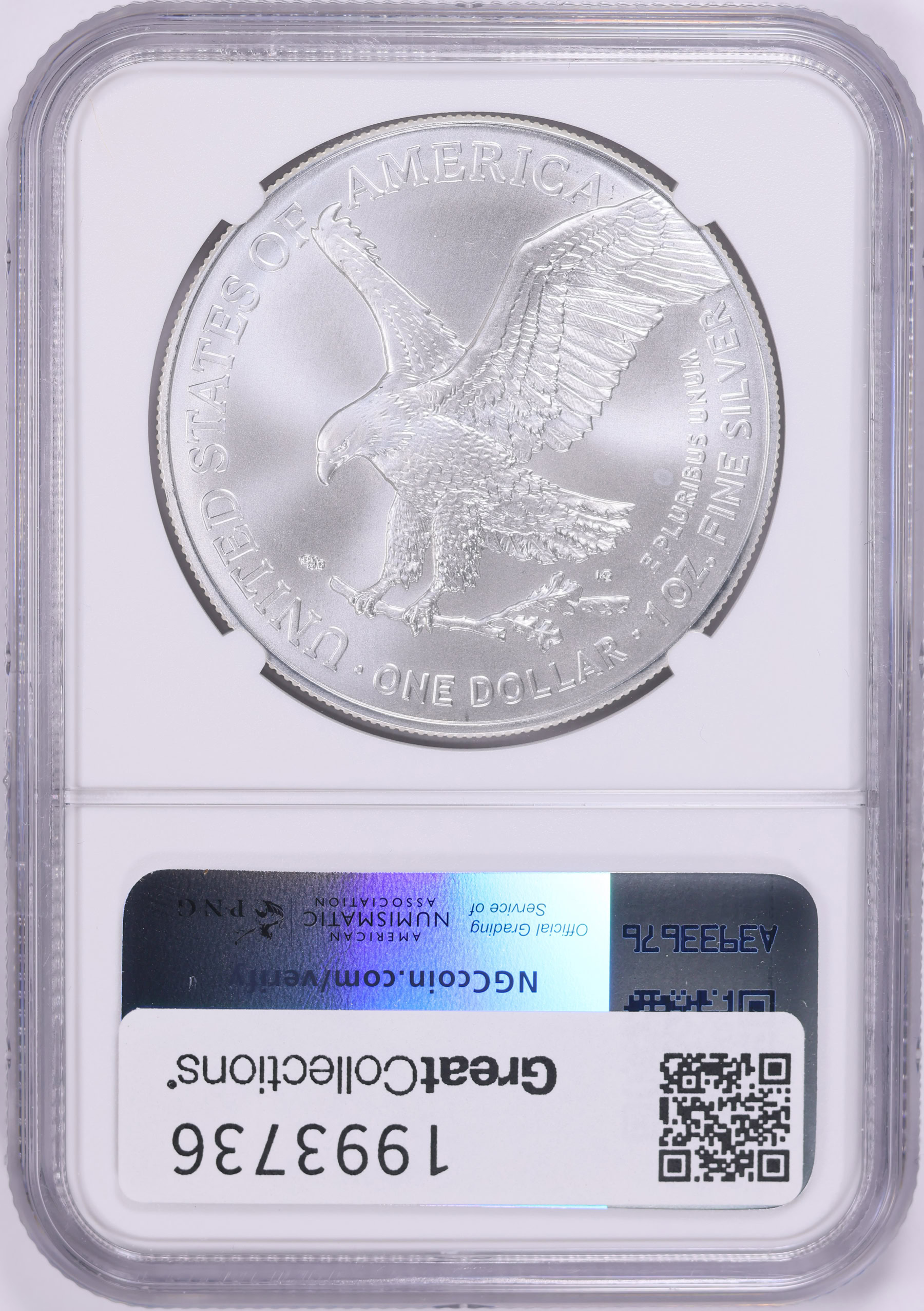 2025-(P) $1 Silver Eagle with Eagle Privy First Releases NGC MS-70 (Magnum Opus Label) | NGC ...