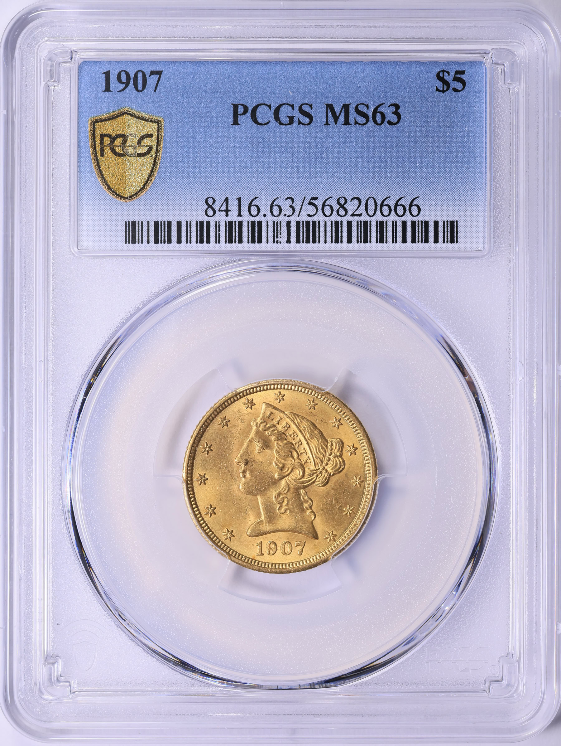 1907 Liberty Gold Half Eagle PCGS MS-63 (Item 1993748 ...