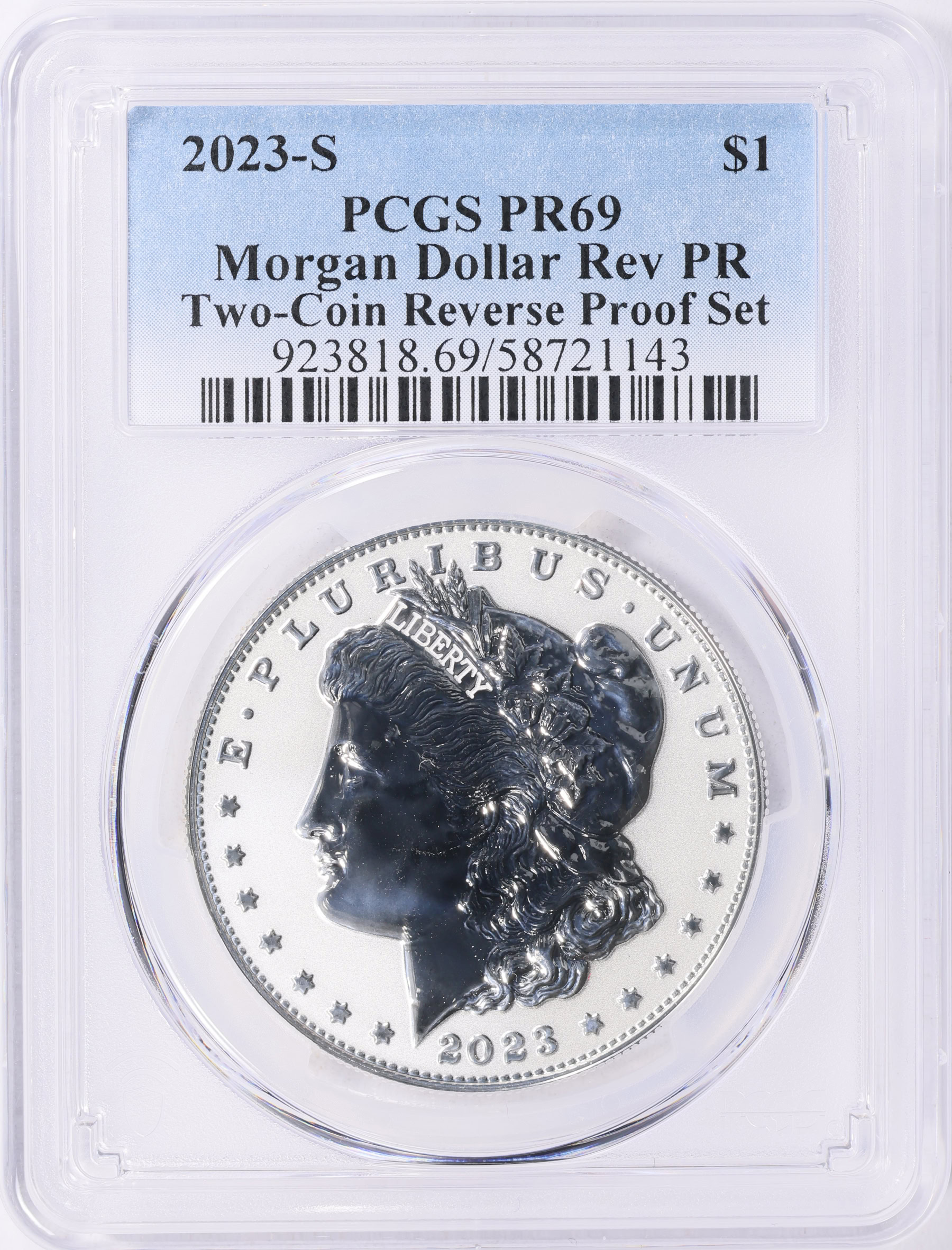 2023-S Morgan Silver Dollar Reverse Proof (From the Two-Coin Reverse ...