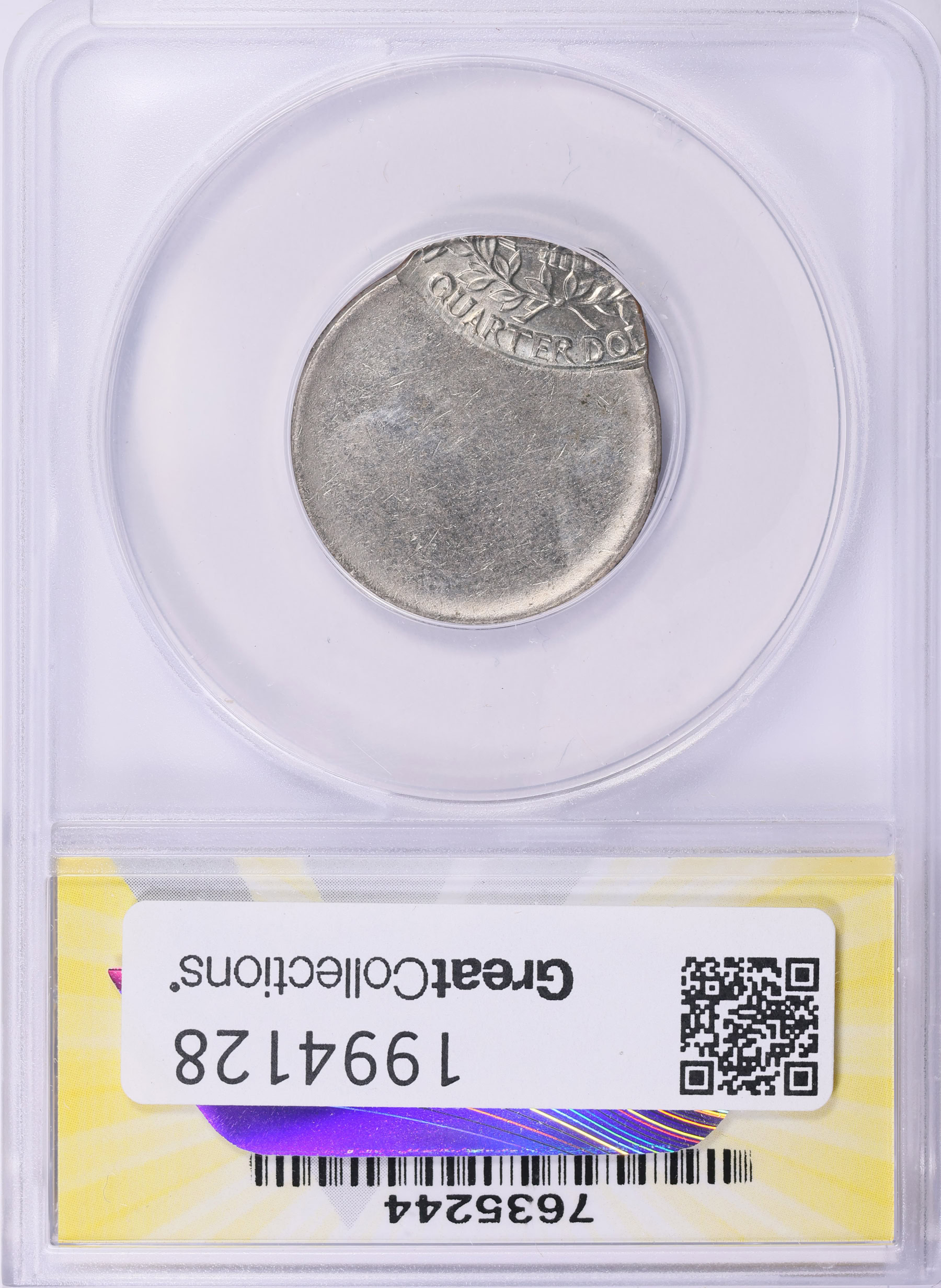 Mint Error (ND) 1965-98 Washington Quarter 80% Off-Center Chain Strike ...