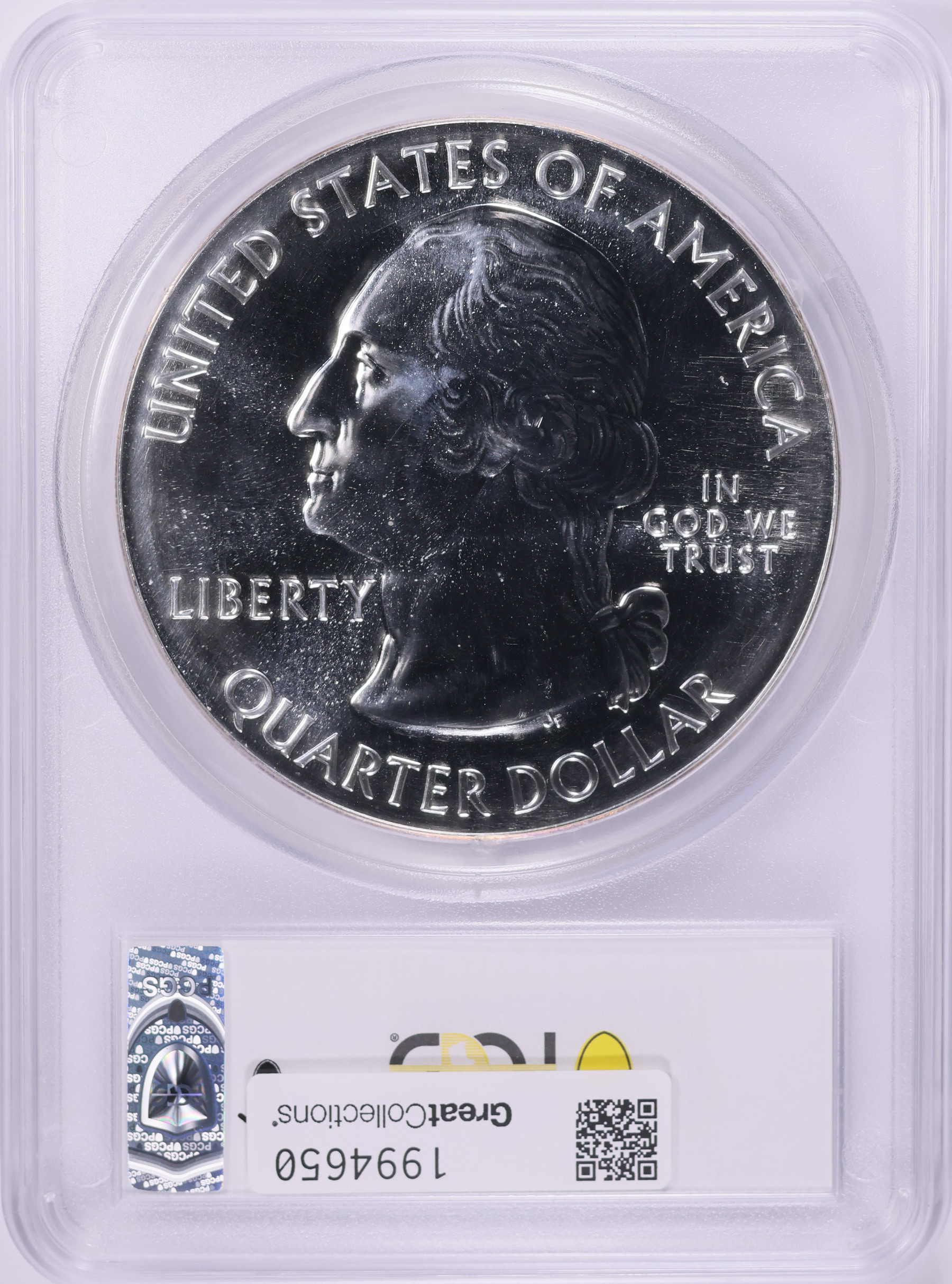 2014 America the Beautiful 5 oz. Silver Quarter Everglades NP PCGS MS ...