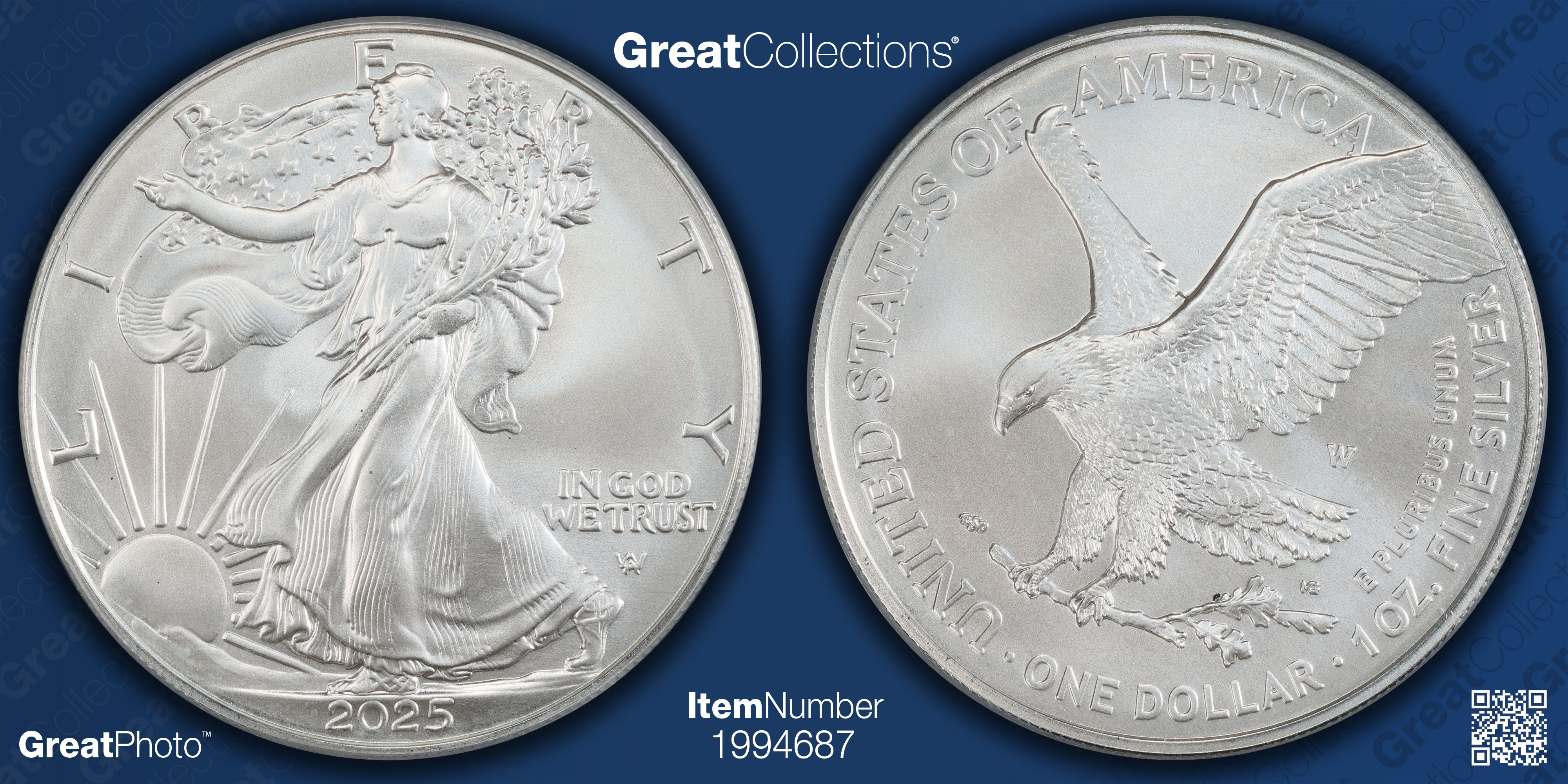 2025-W $1 Silver Eagle Burnished PCGS SP-70 (Ultra Breaks Gold Rush ...