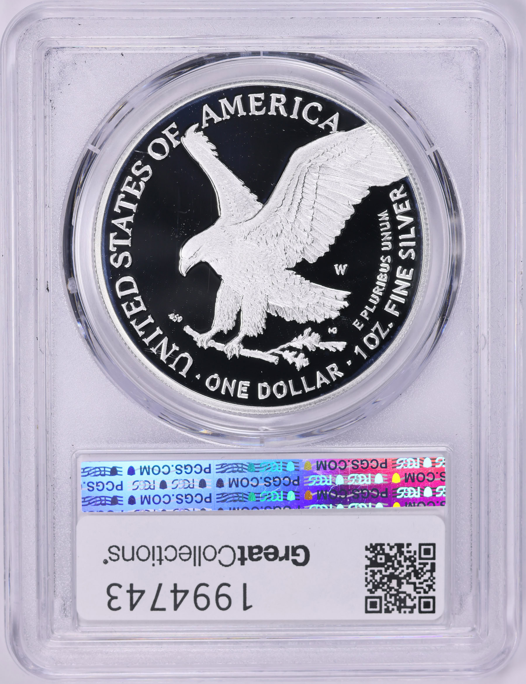 2024-W $1 Silver Eagle (From the Congratulations Set) PCGS Proof-70 ...