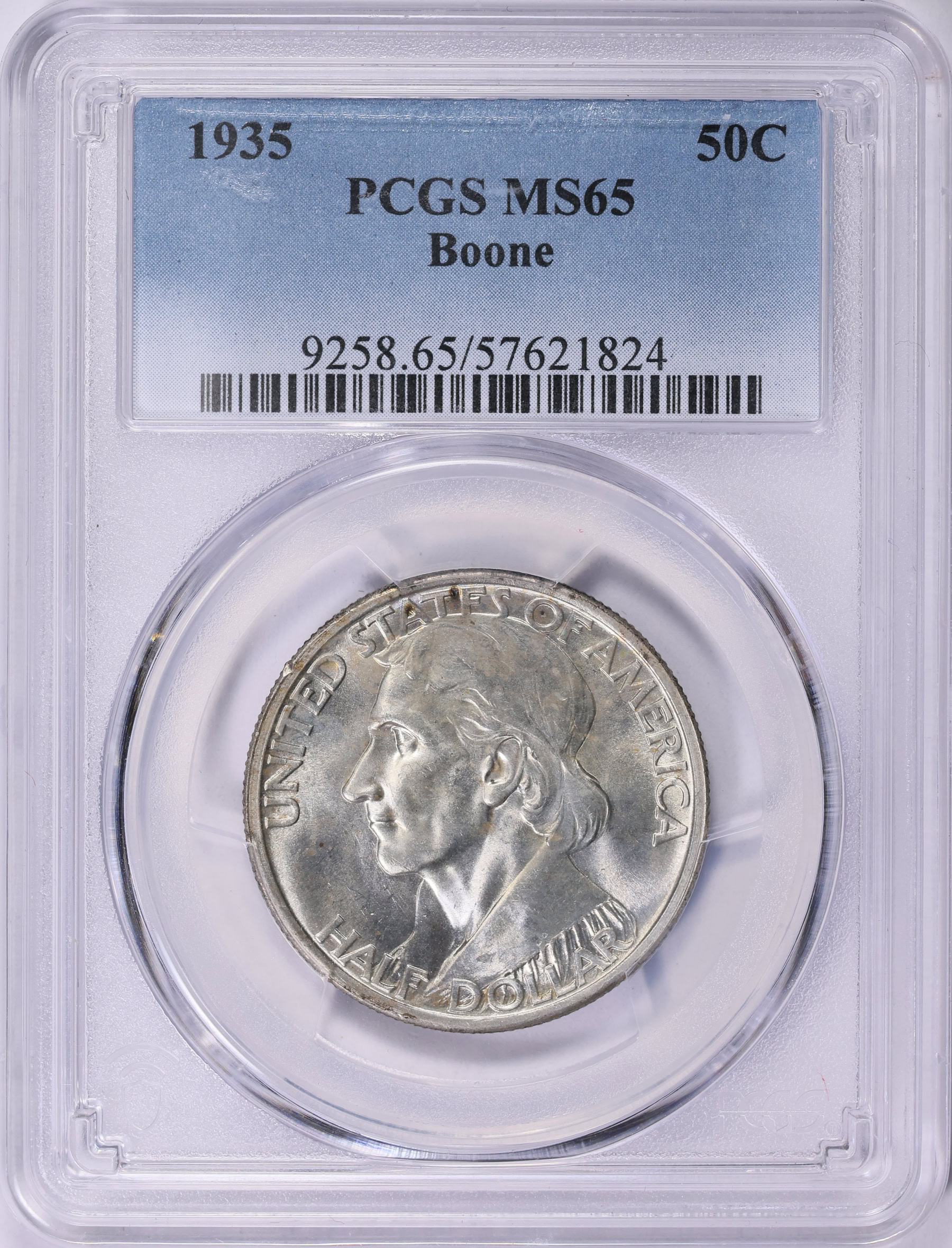 1935 Daniel Boone Bicentennial Half Dollar PCGS MS-65 (Item 1995122 ...