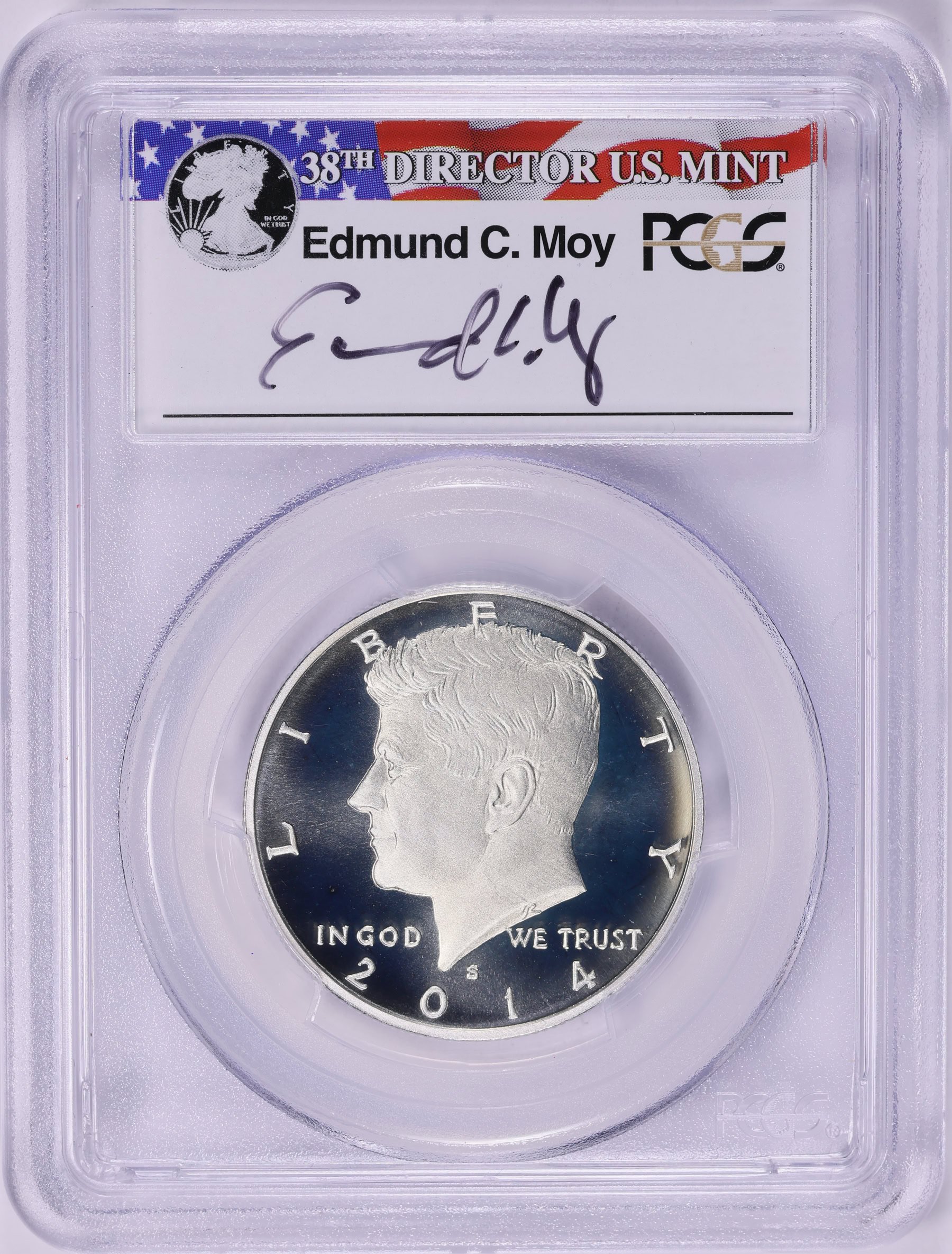 2014-S Kennedy Half Dollar Enhanced Silver First Strike (From the 50th ...