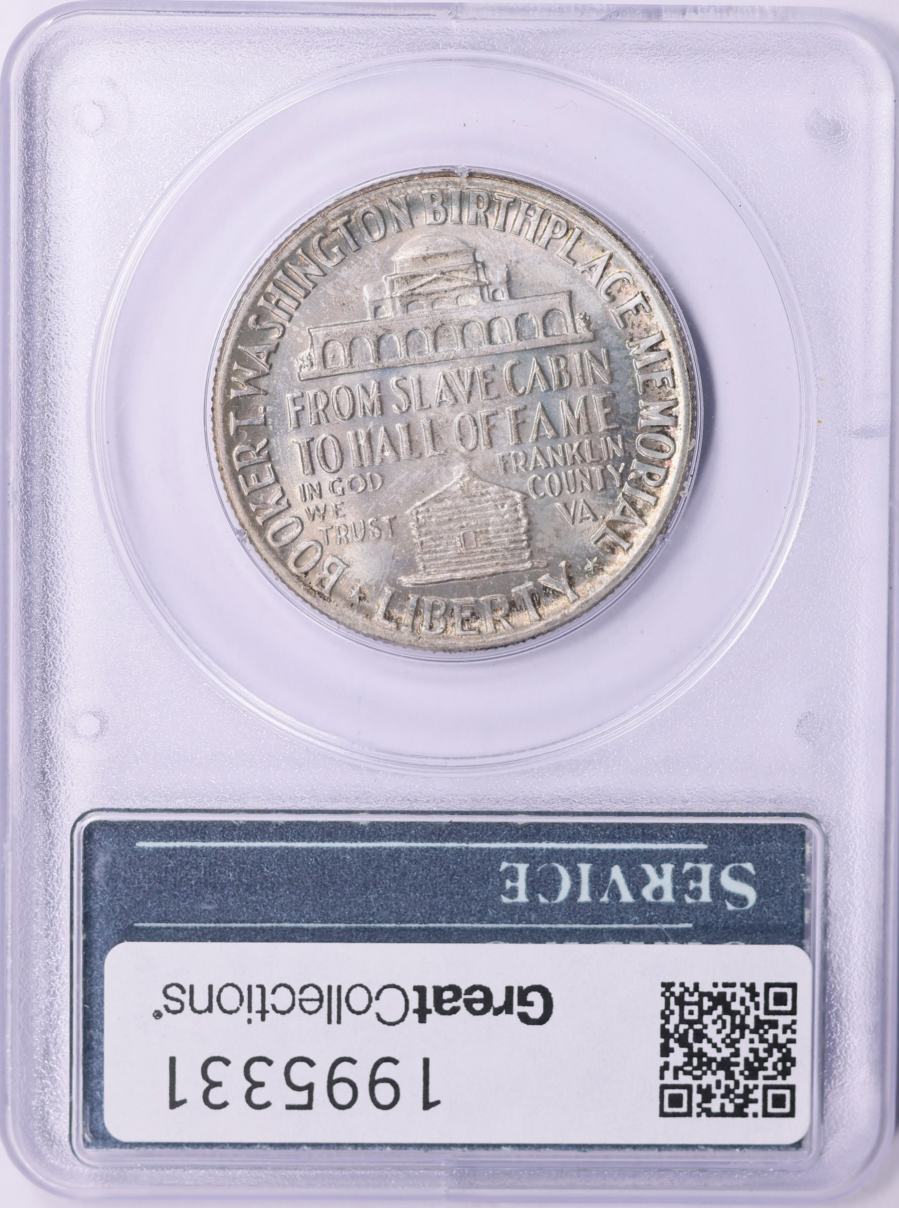 1946 Booker T. Washington Memorial Half Dollar PCGS MS-64 OGH (1st Gen) (Item 1995331 ...