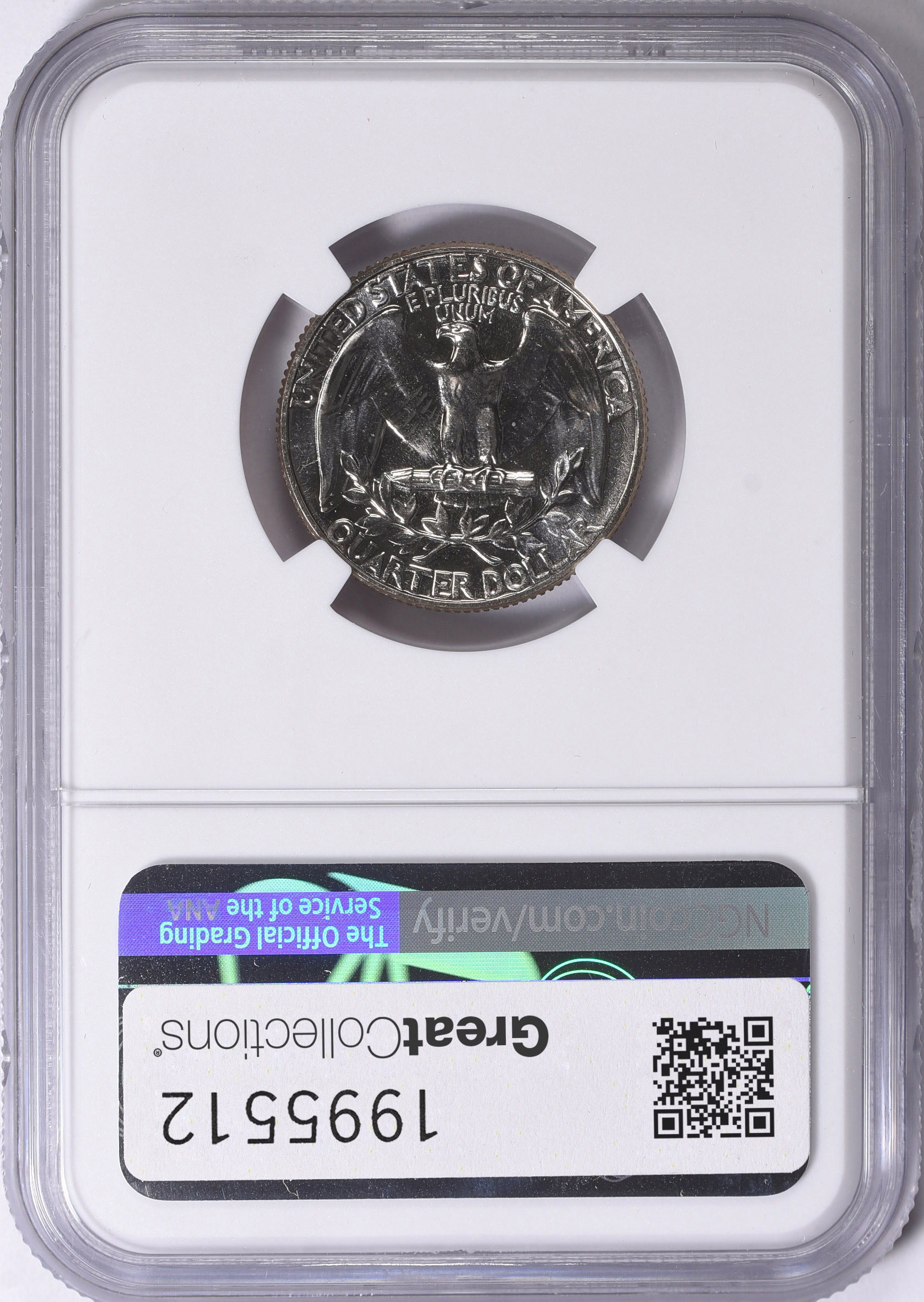 1966 Washington Quarter SMS NGC MS-68 ★ (Item 1995512 ...