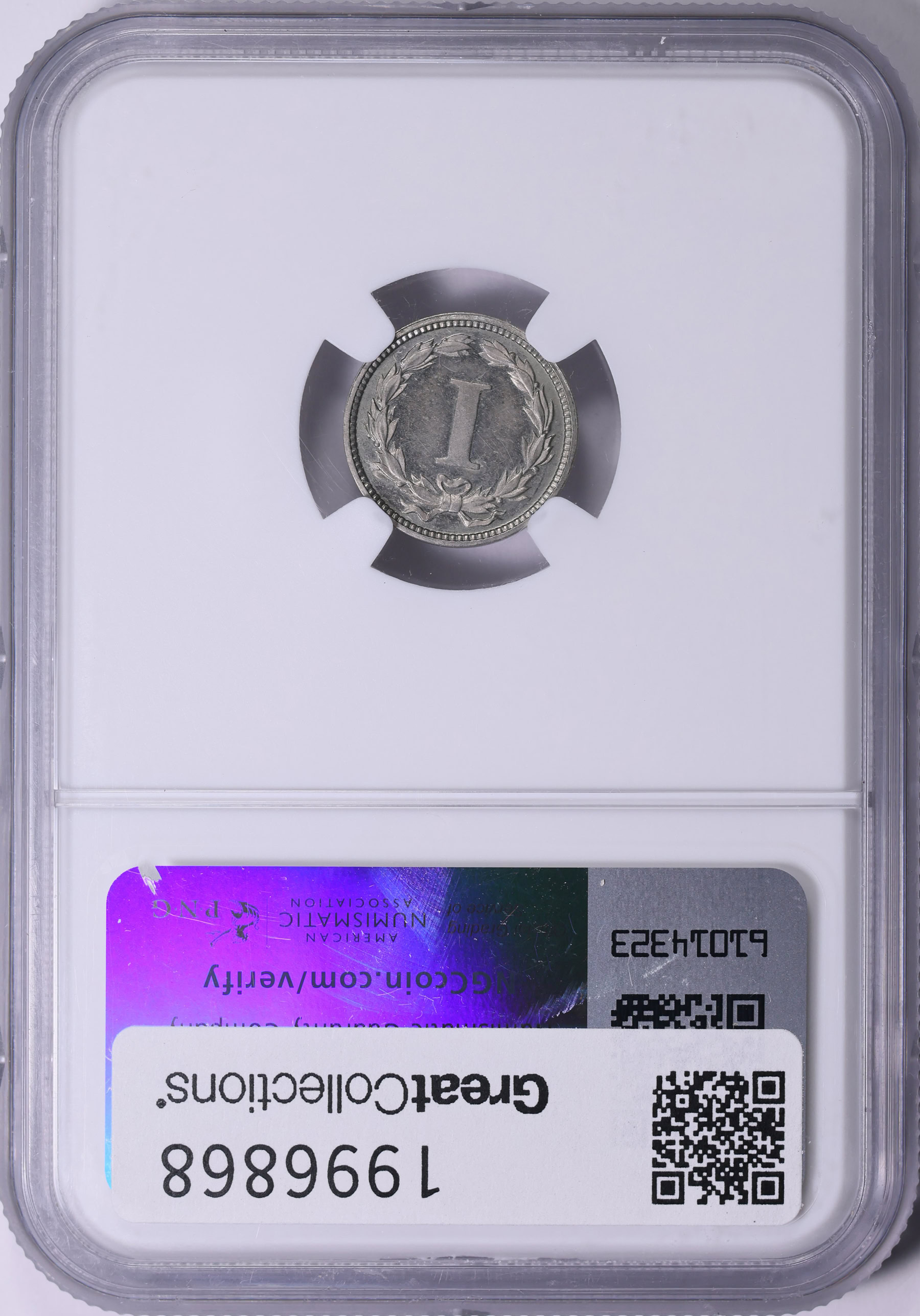 Pattern 1869 1c J-666 NGC Proof-64 CAMEO (Item 1996868 ...