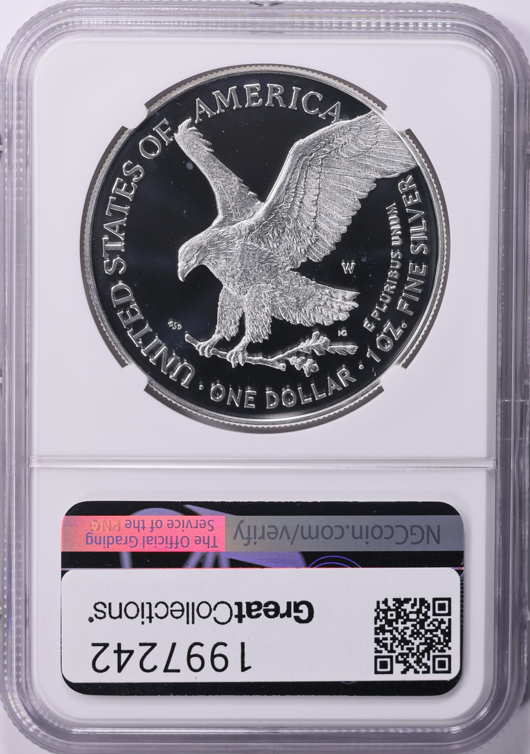2025-W $1 Silver Eagle Laser Privy First Day - ANA NGC Proof-69 UC ...