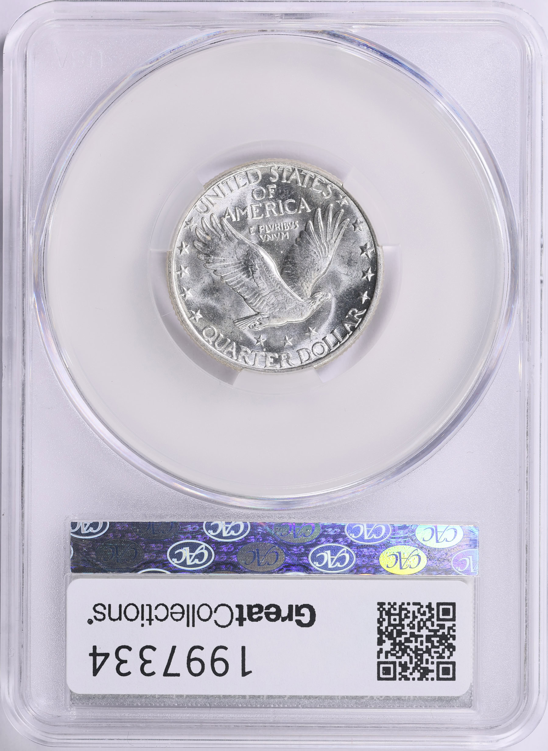 1927-D Standing Liberty Quarter CACG MS-64 (Item 1997334 ...