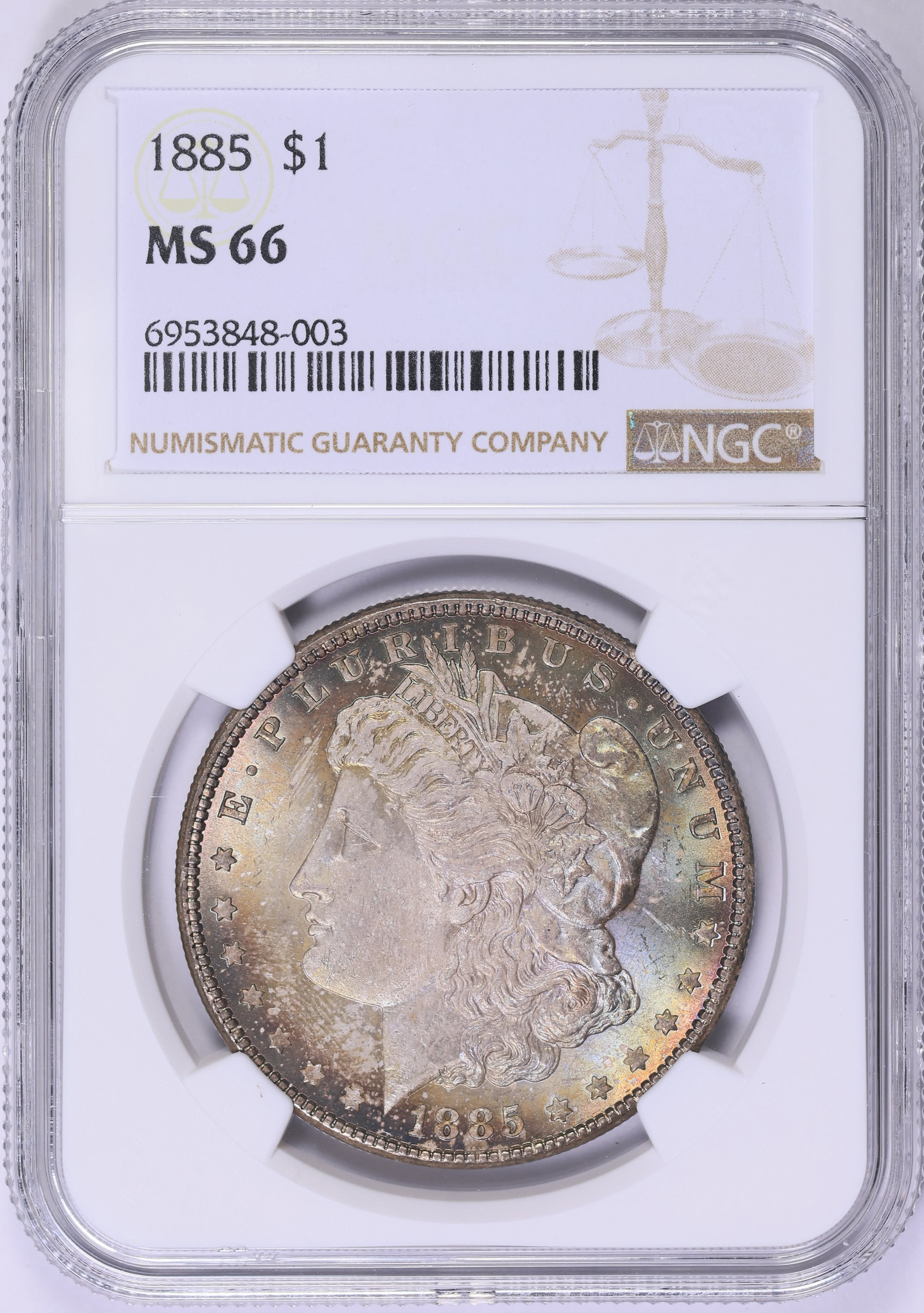 1885 Morgan Silver Dollar NGC MS-66 (Toned) (Item 1997445 ...