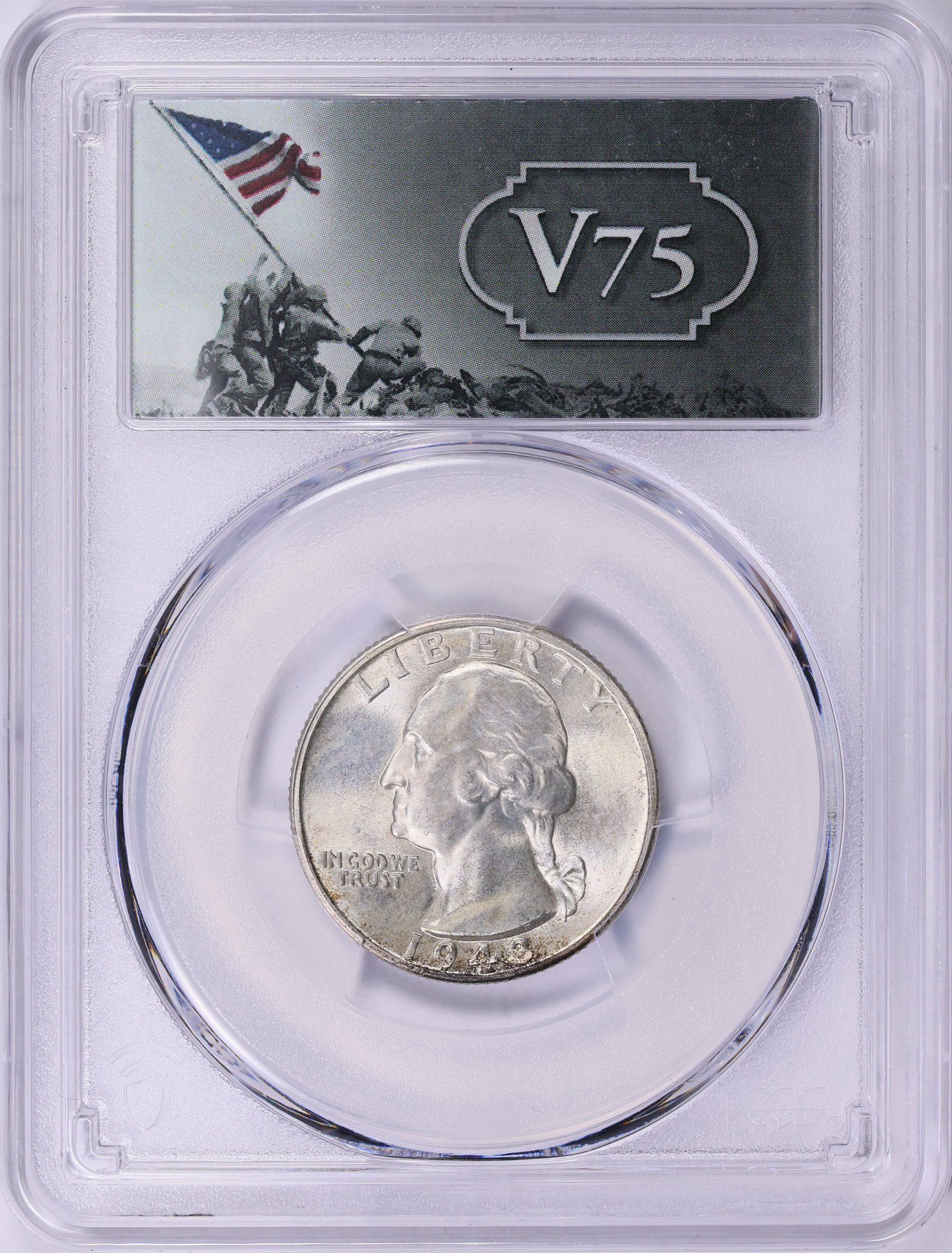 1943-S Washington Quarter PCGS MS-65+ (V75 Label) (Item 1997950 ...