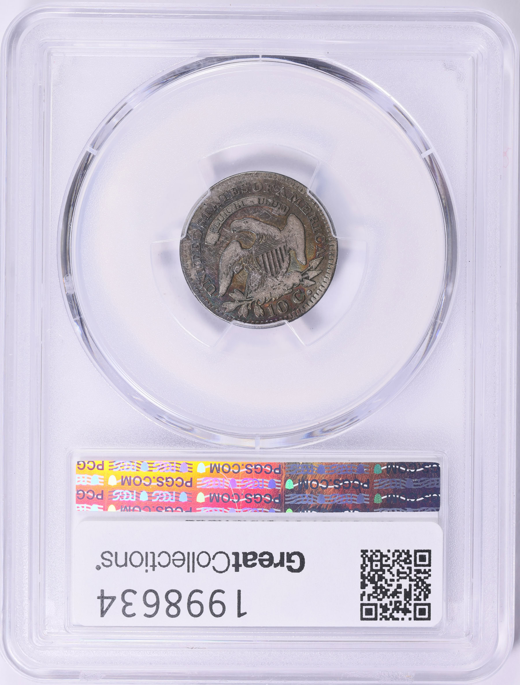 1822 Capped Bust Dime JR-1 PCGS Genuine VG Details (Item 1998634 ...