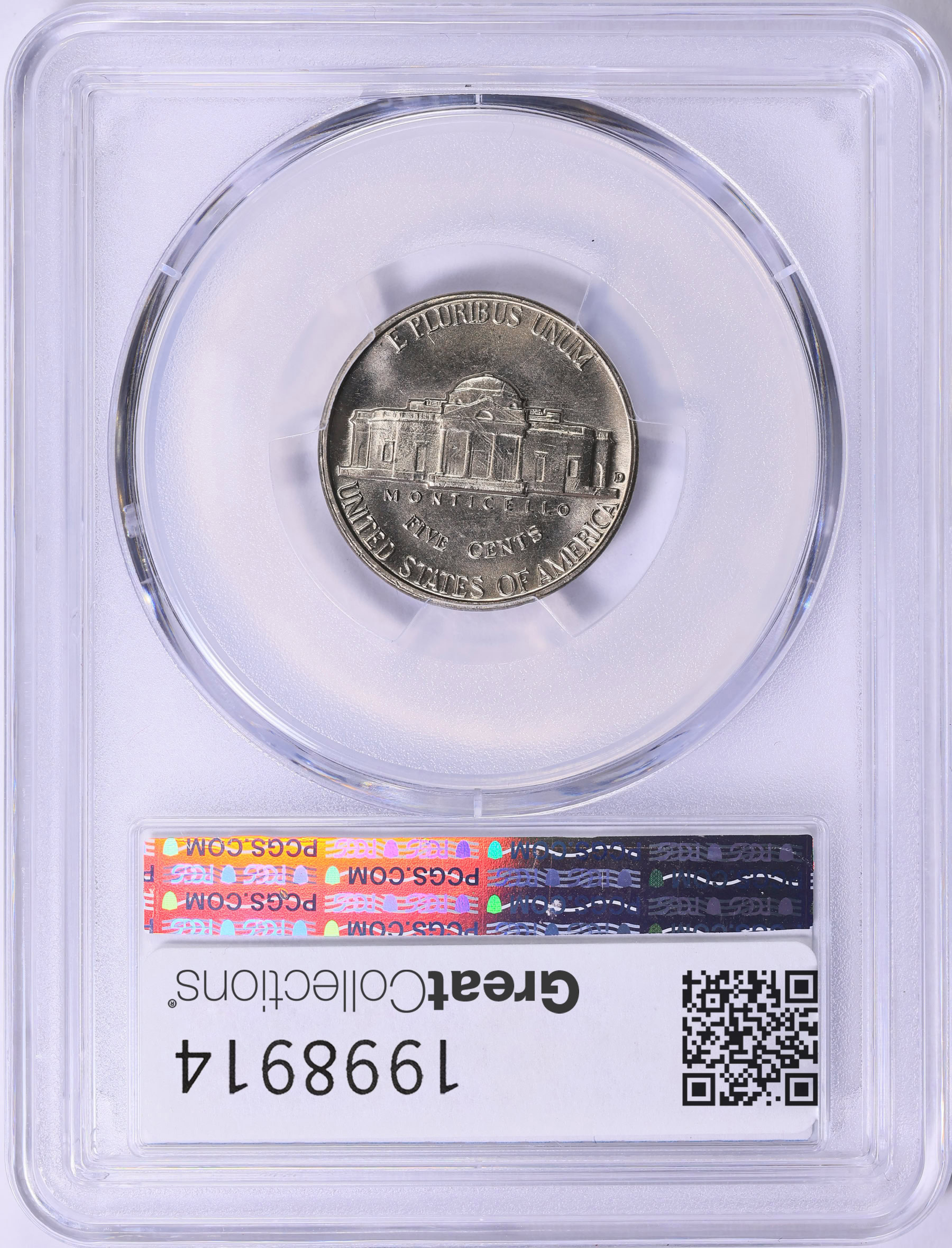 1959-D Jefferson Nickel PCGS MS-67 FS (Item 1998914) | GreatCollections ...
