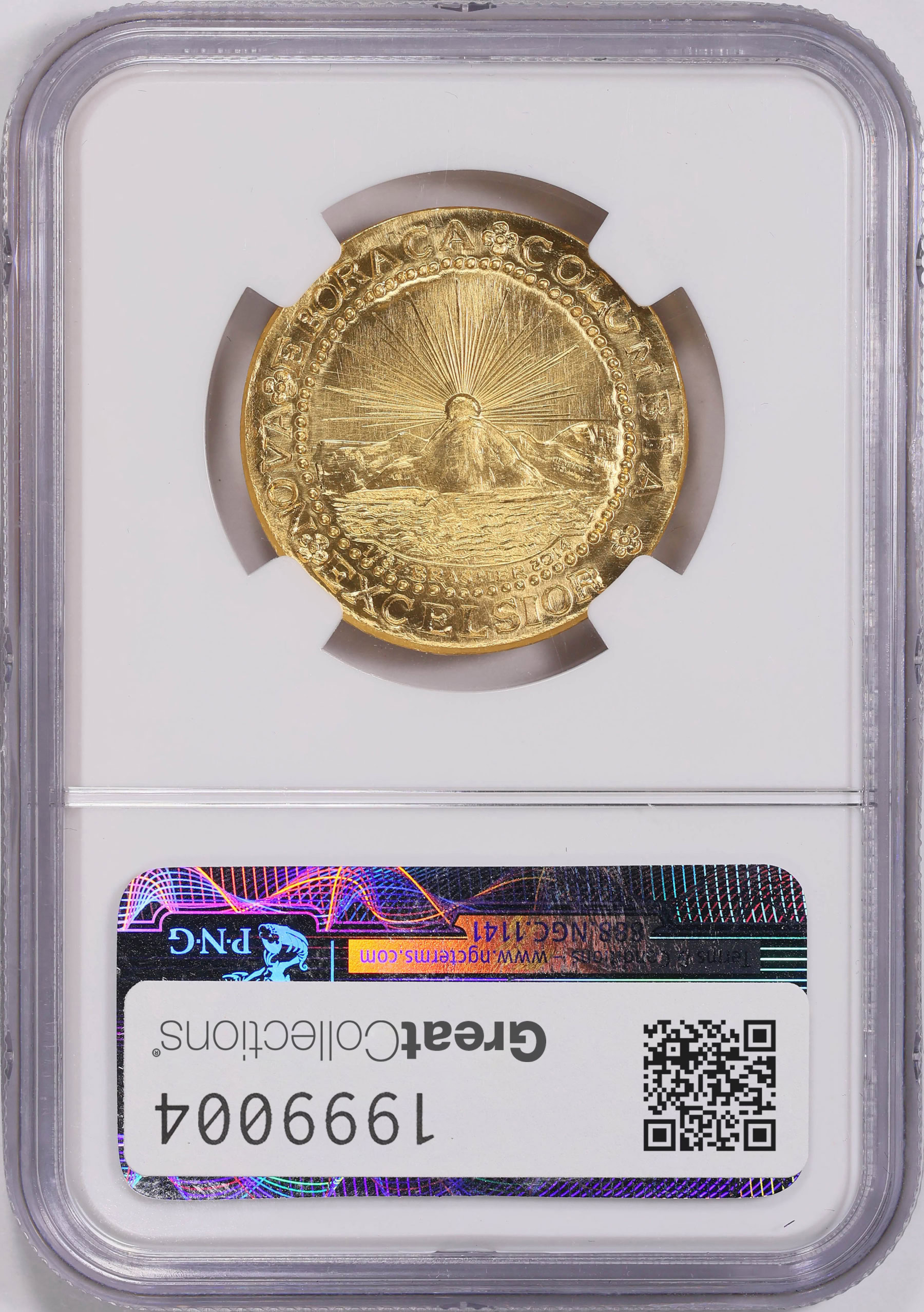 1787-2014 "EB" Gold Doubloon 2014 Private Issue Commemorating Ephraim ...