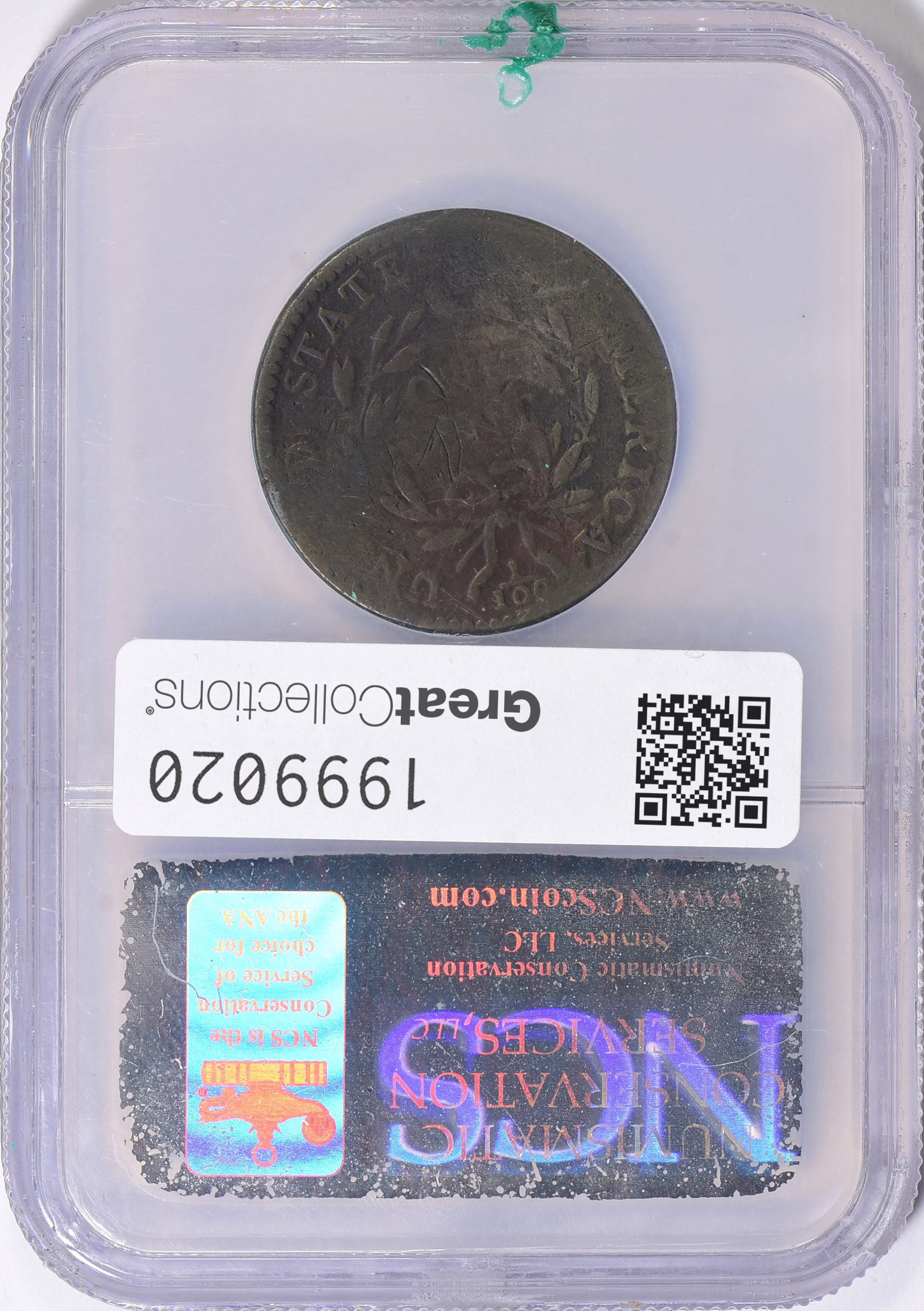 1794 Liberty Cap Cent Head of 1795 Sheldon 72 NCS Good Details (Jules ...