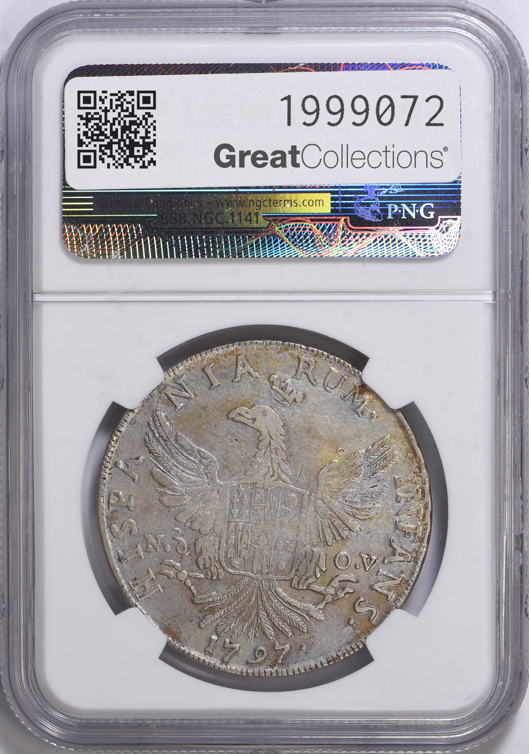 Italy - Sicily 1797-NdOV Silver 12 Tari KM-237 NGC XF-45 (Toned) (Item ...