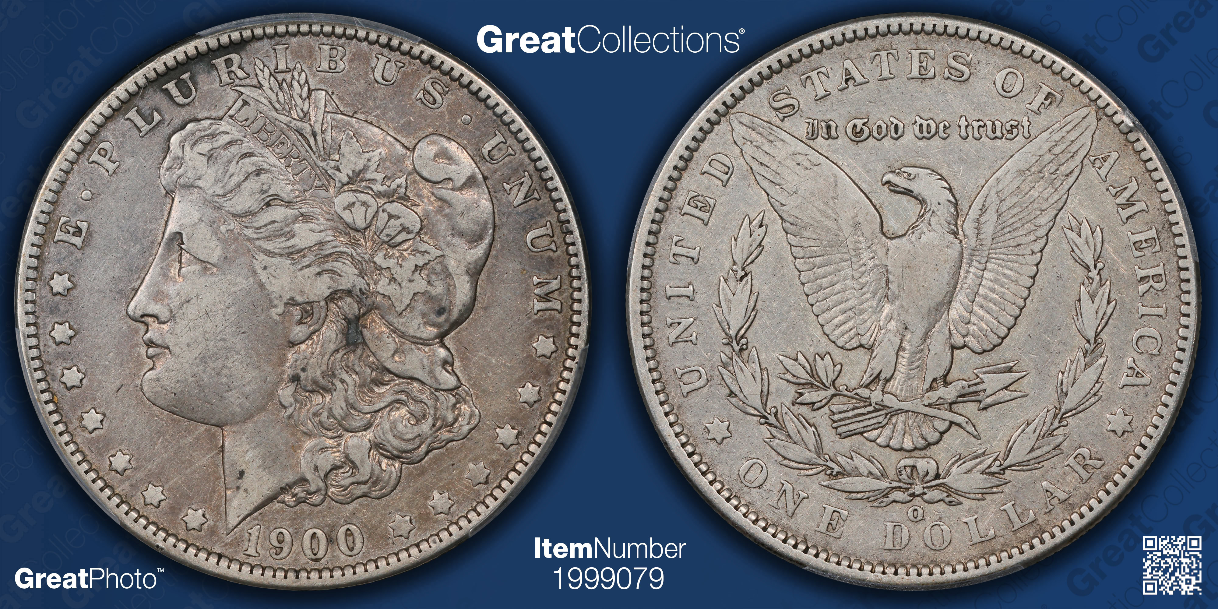 1900-O/CC Morgan Silver Dollar PCGS VF-25 (Item 1999079 ...