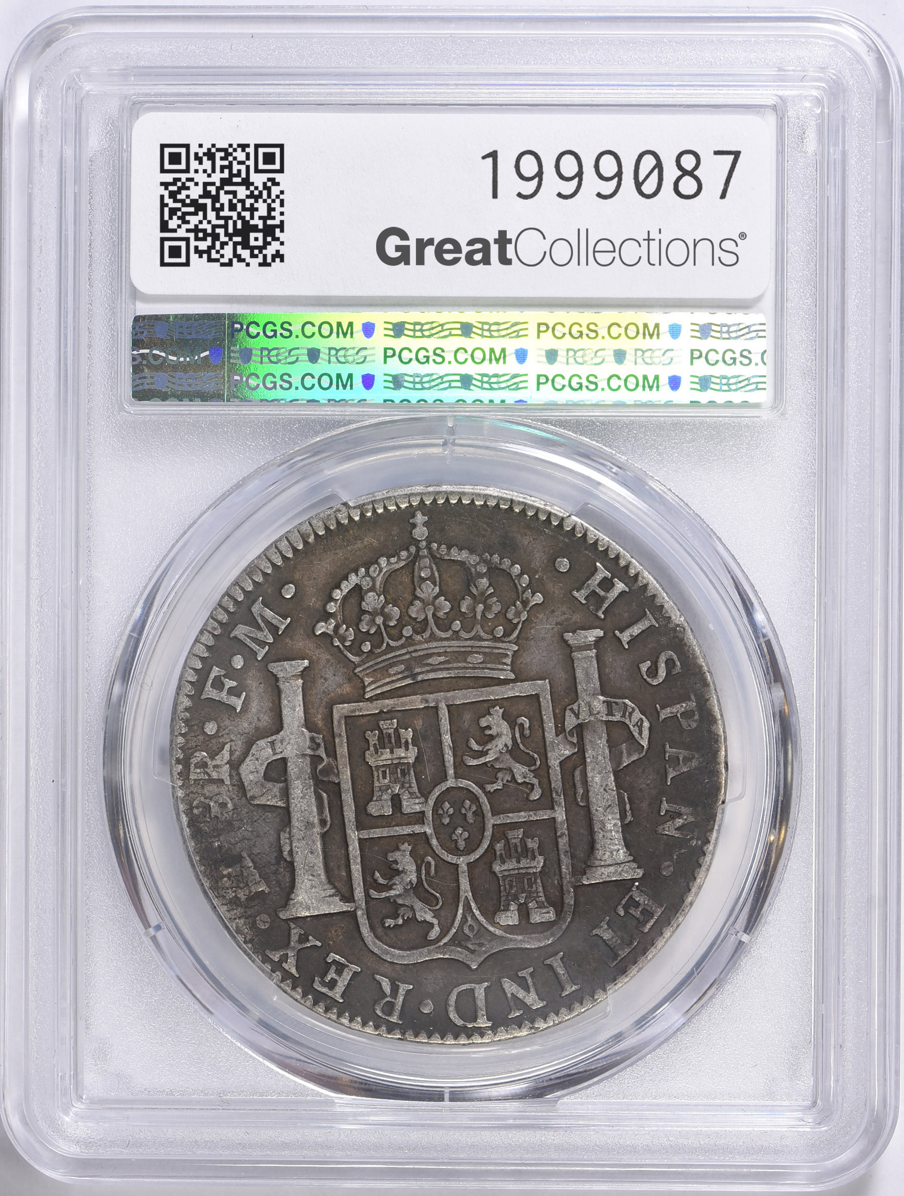 Mexico 1798-Mo FM Silver 8 Reales KM-109 PCGS Genuine VF Details (Item ...