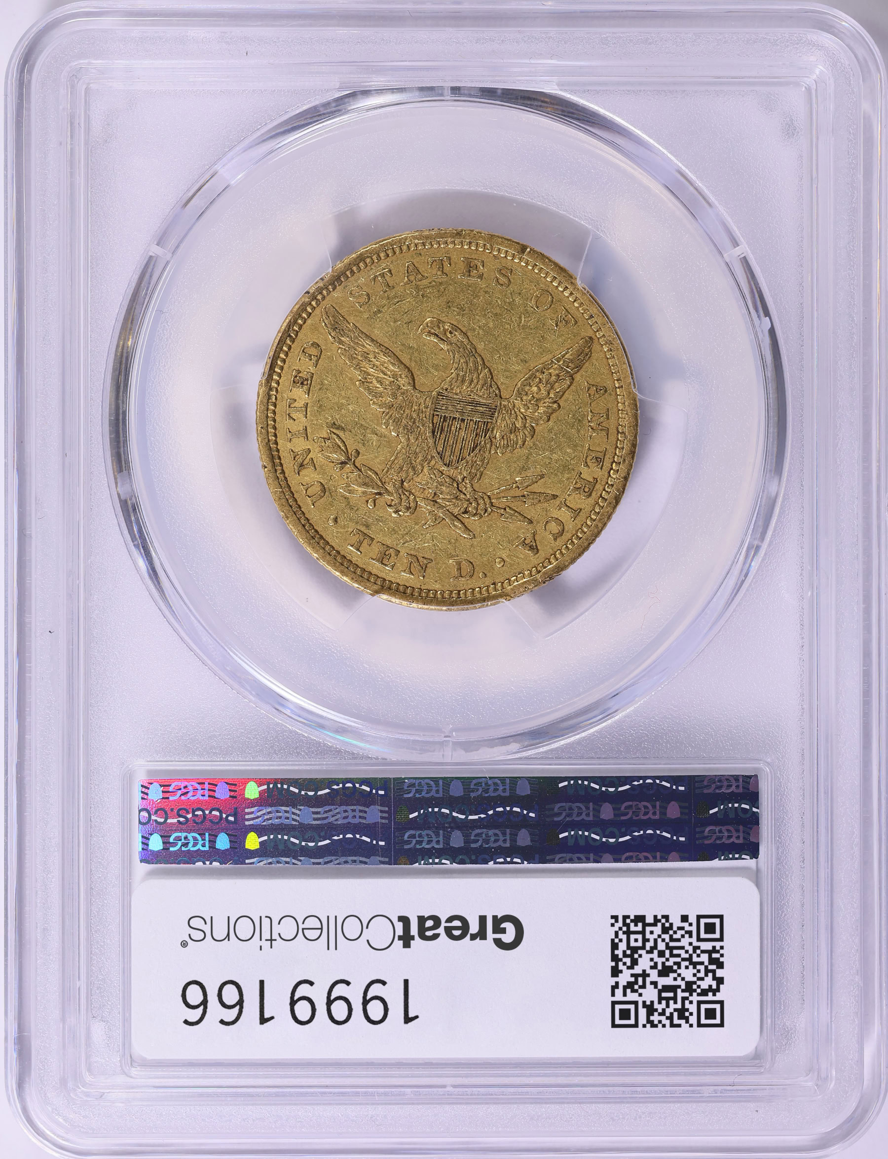 1840 Liberty Gold Eagle PCGS Genuine XF Details (Item 1999166 ...