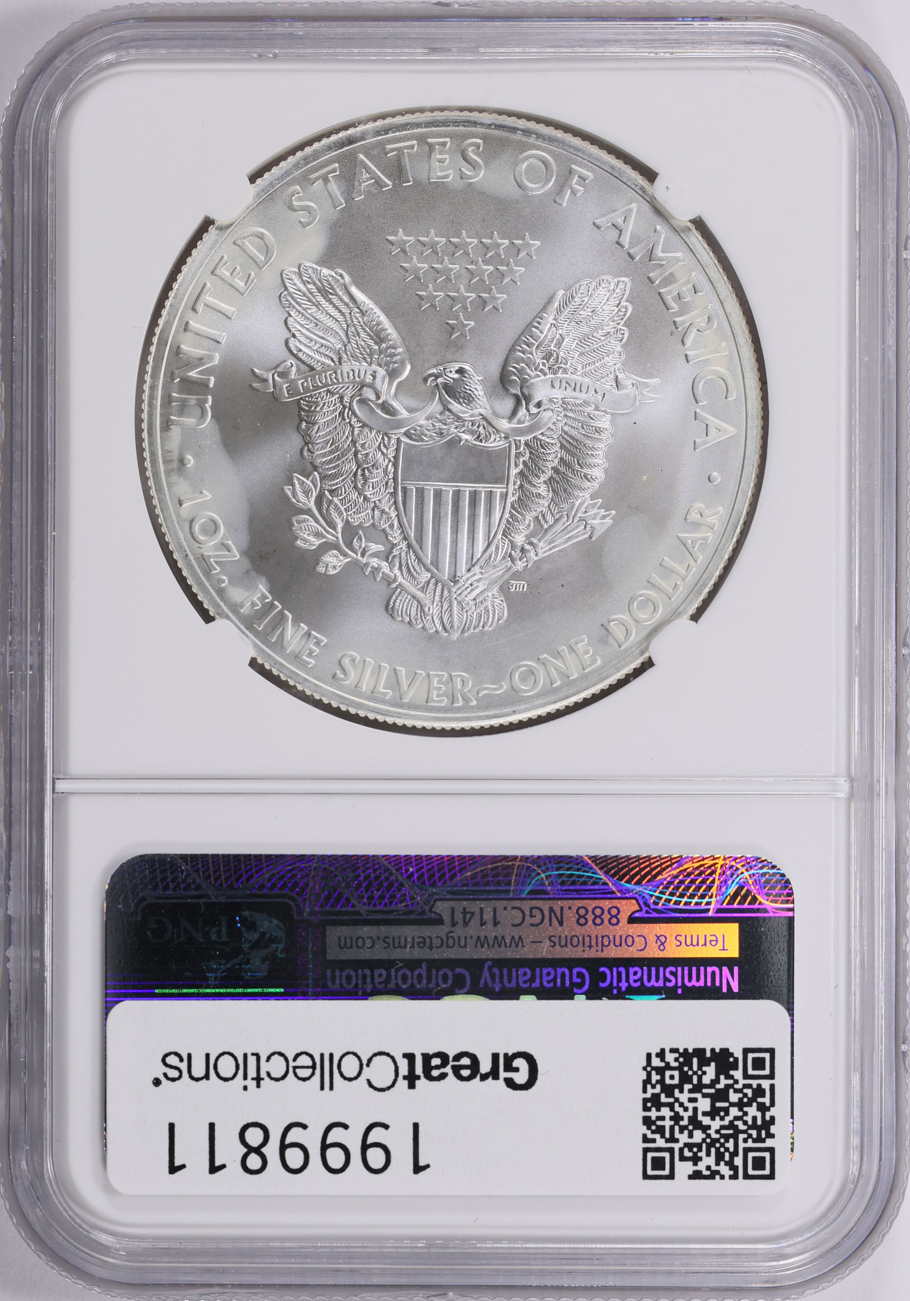 2014-(S) $1 Silver Eagle Early Releases Struck at San Francisco NGC MS-69 (Item 1999811 ...