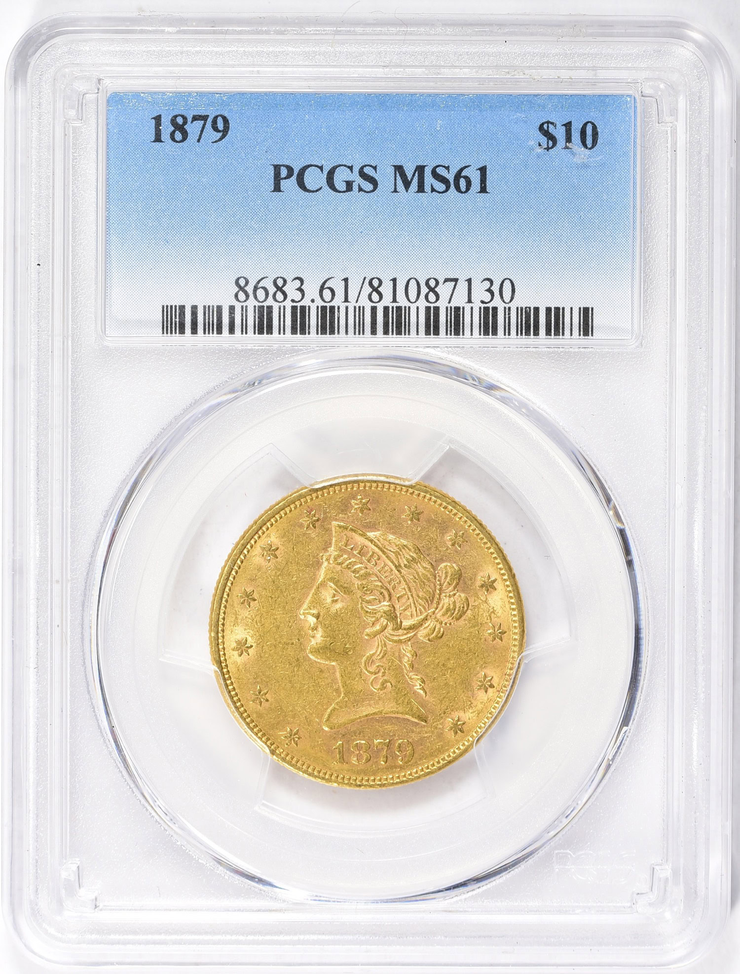 1879 Liberty Gold Eagle PCGS MS-61 (Item 2000888) | GreatCollections ...