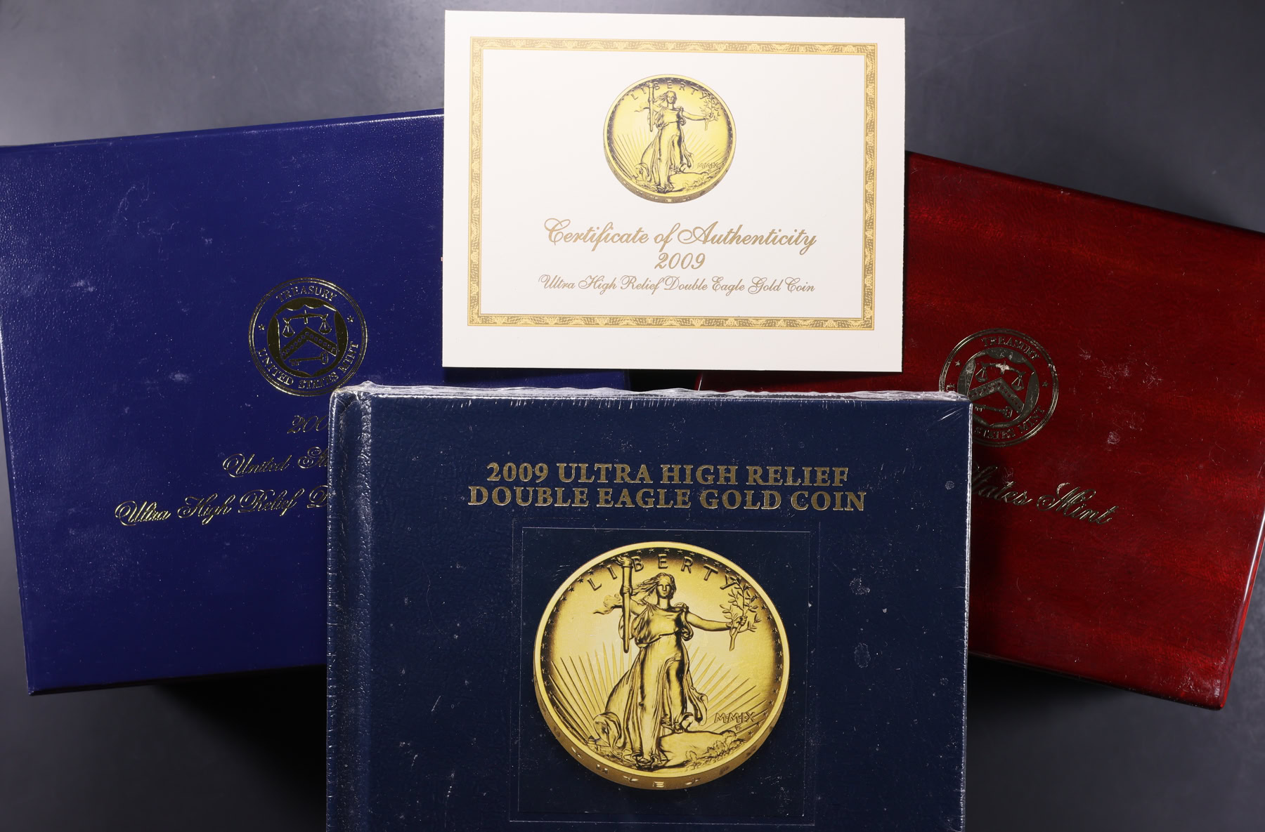 2009 MMIX Ultra High Relief $20 Gold NGC MS-69 (With Original ...