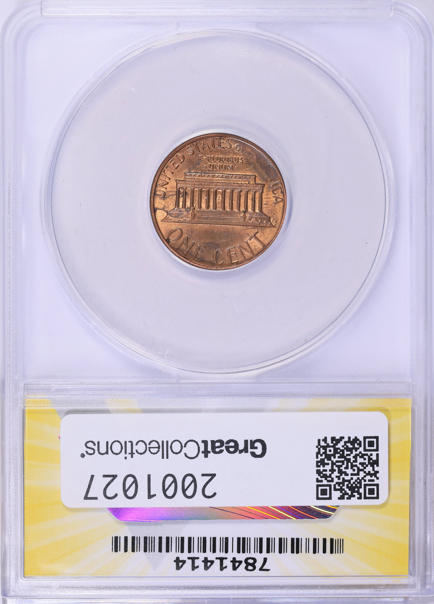 Mint Error (ND) Lincoln Cent Rim Cud ANACS MS-62 RB | ANACS Cert ...