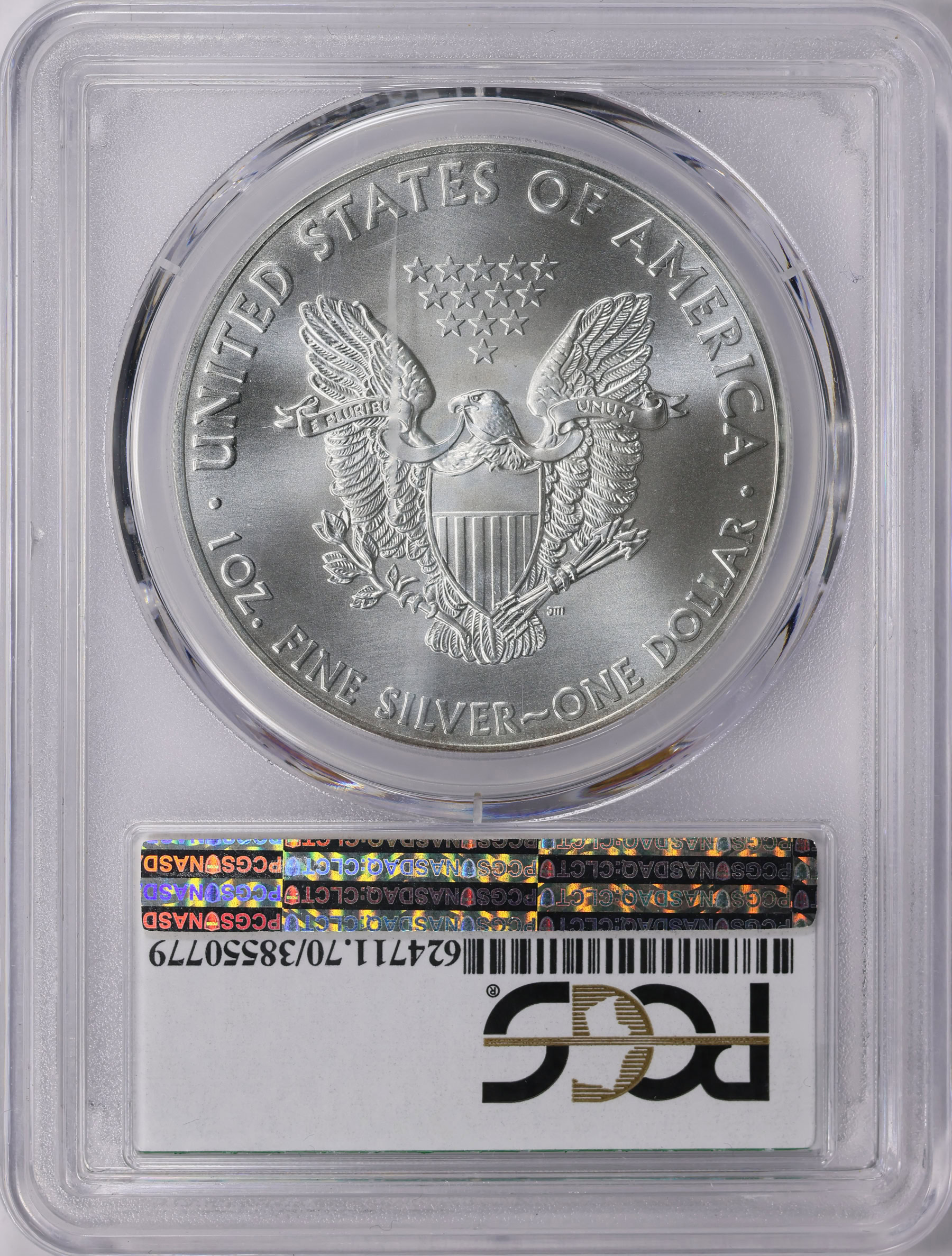 2015-(P) $1 Silver Eagle Struck at Philadelphia PCGS MS-70 (Item ...