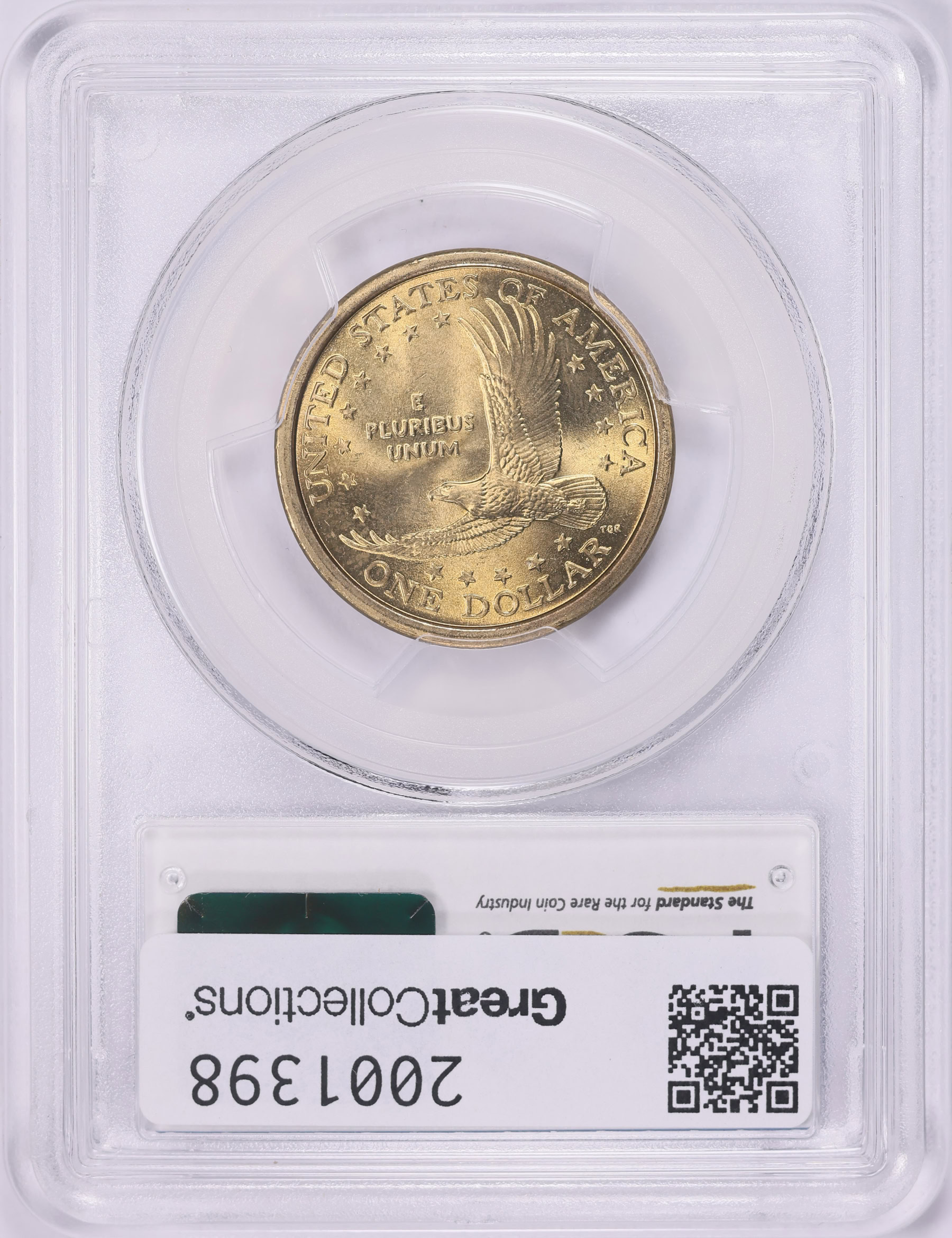 2000-P Sacagawea Dollar Wounded Eagle FS-901 PCGS MS-66 (Item 2001398 ...