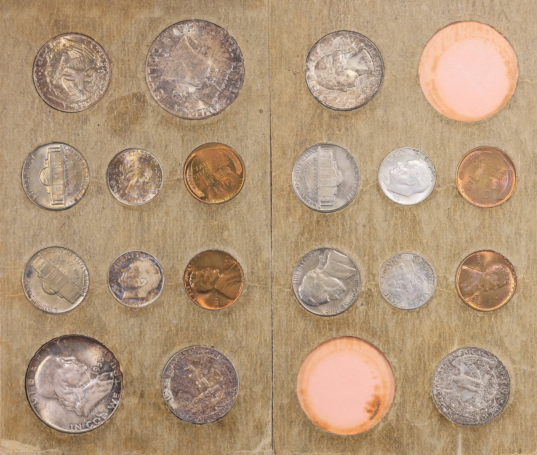 1956 U.S. Mint Double Mint Set Uncertified With Original Government ...