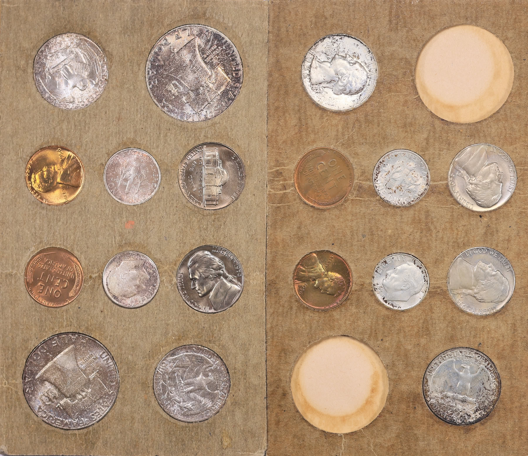 1956 U.S. Mint Double Mint Set Uncertified With Original Government ...