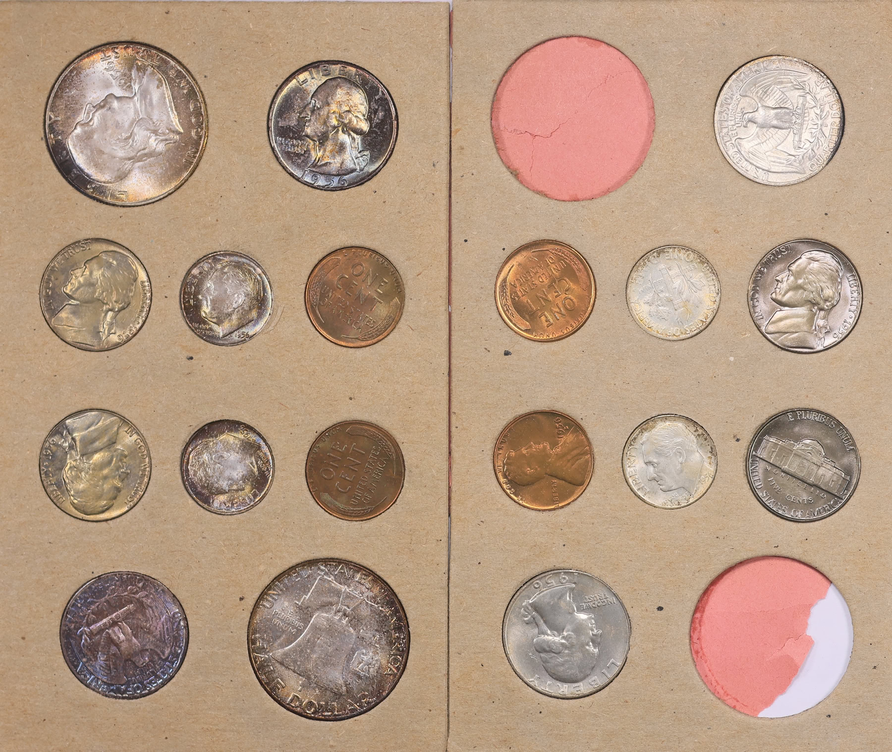 1956 U.S. Mint Double Mint Set Uncertified With Original Government ...