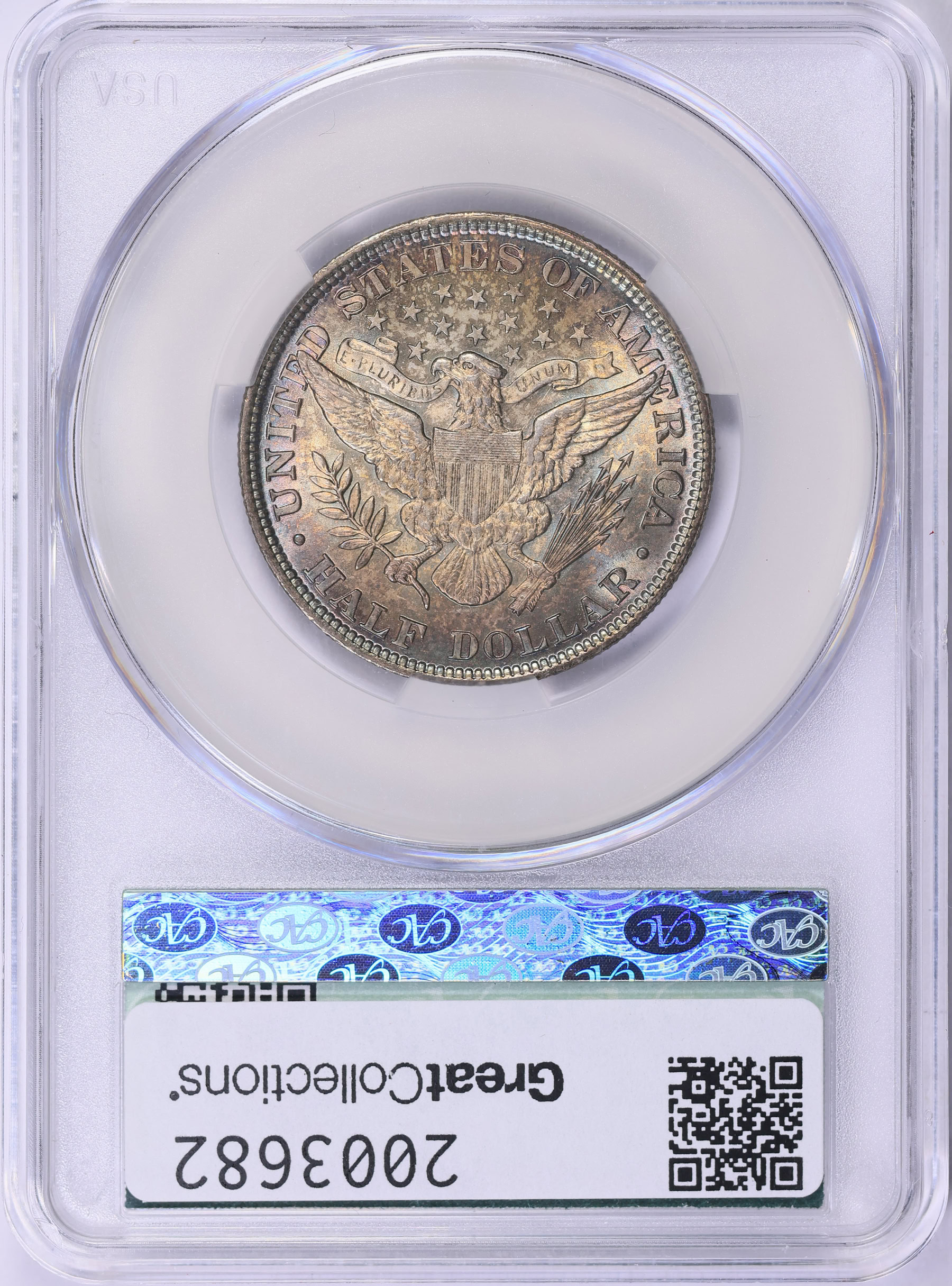 1897 Barber Half Dollar CACG MS-66 (Toned) (Item 2003682 ...