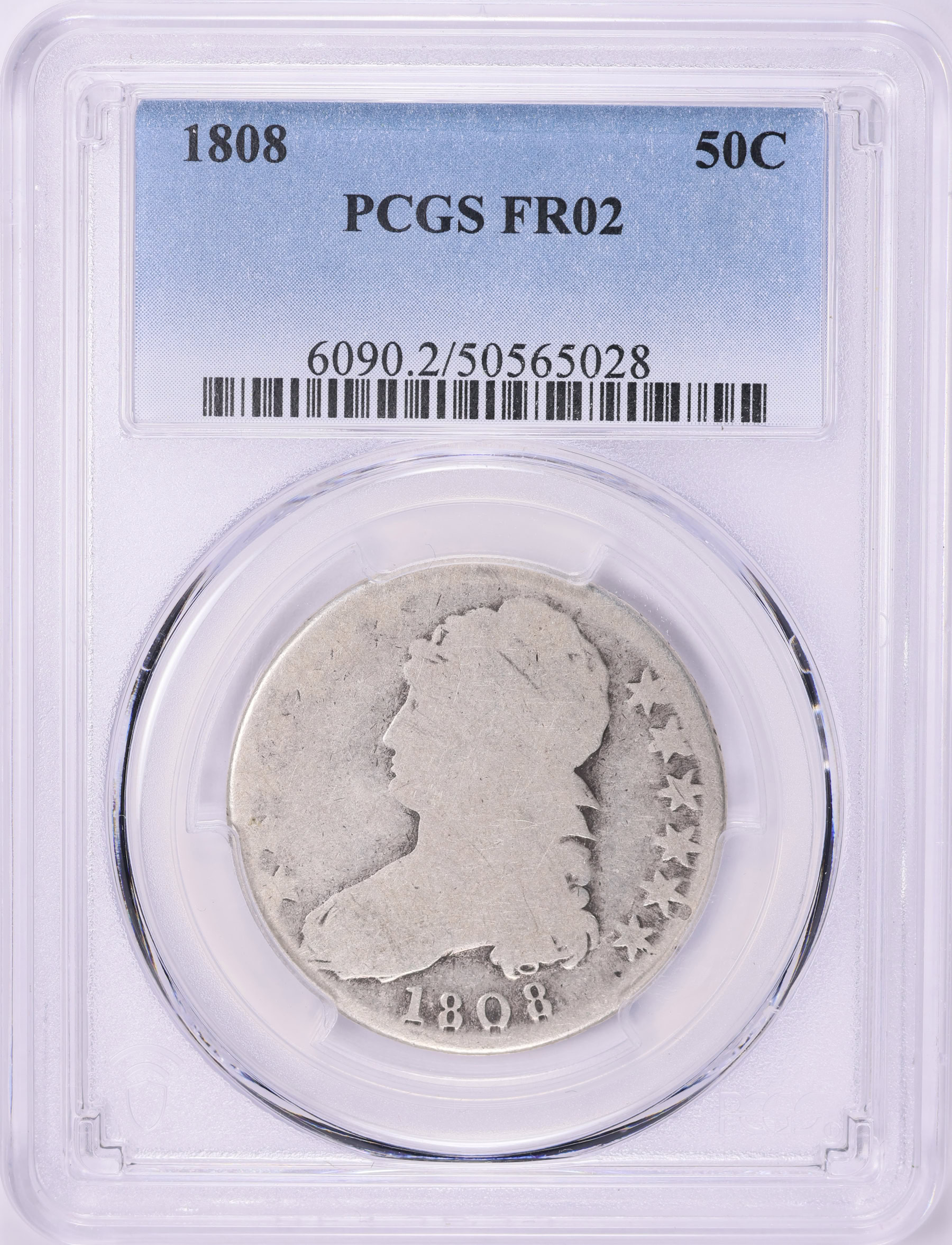 1808 Capped Bust Half Dollar PCGS FR-02 (Item 2003701 ...