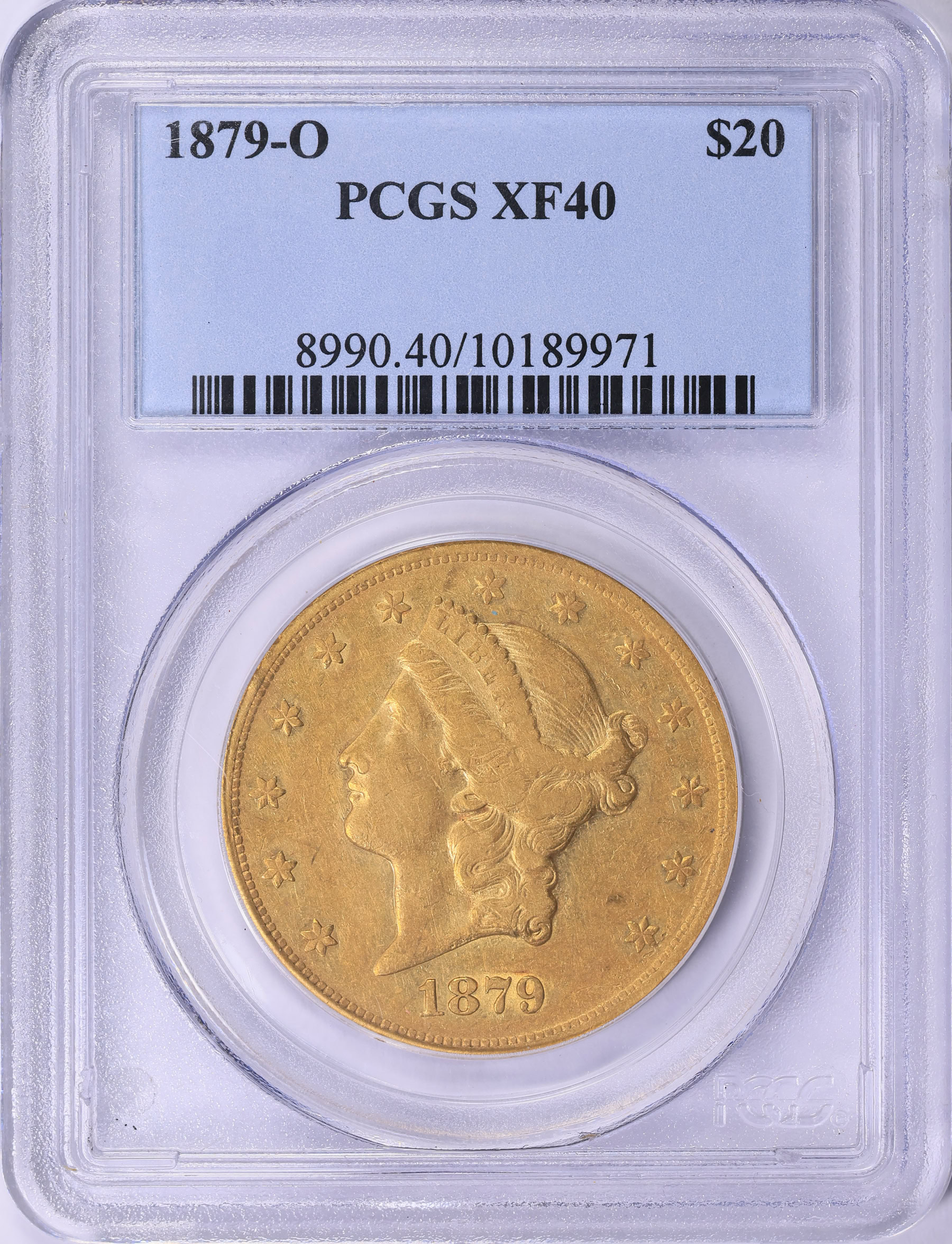 1879-O Liberty Gold Double Eagle PCGS XF-40 (Item 2003849 ...