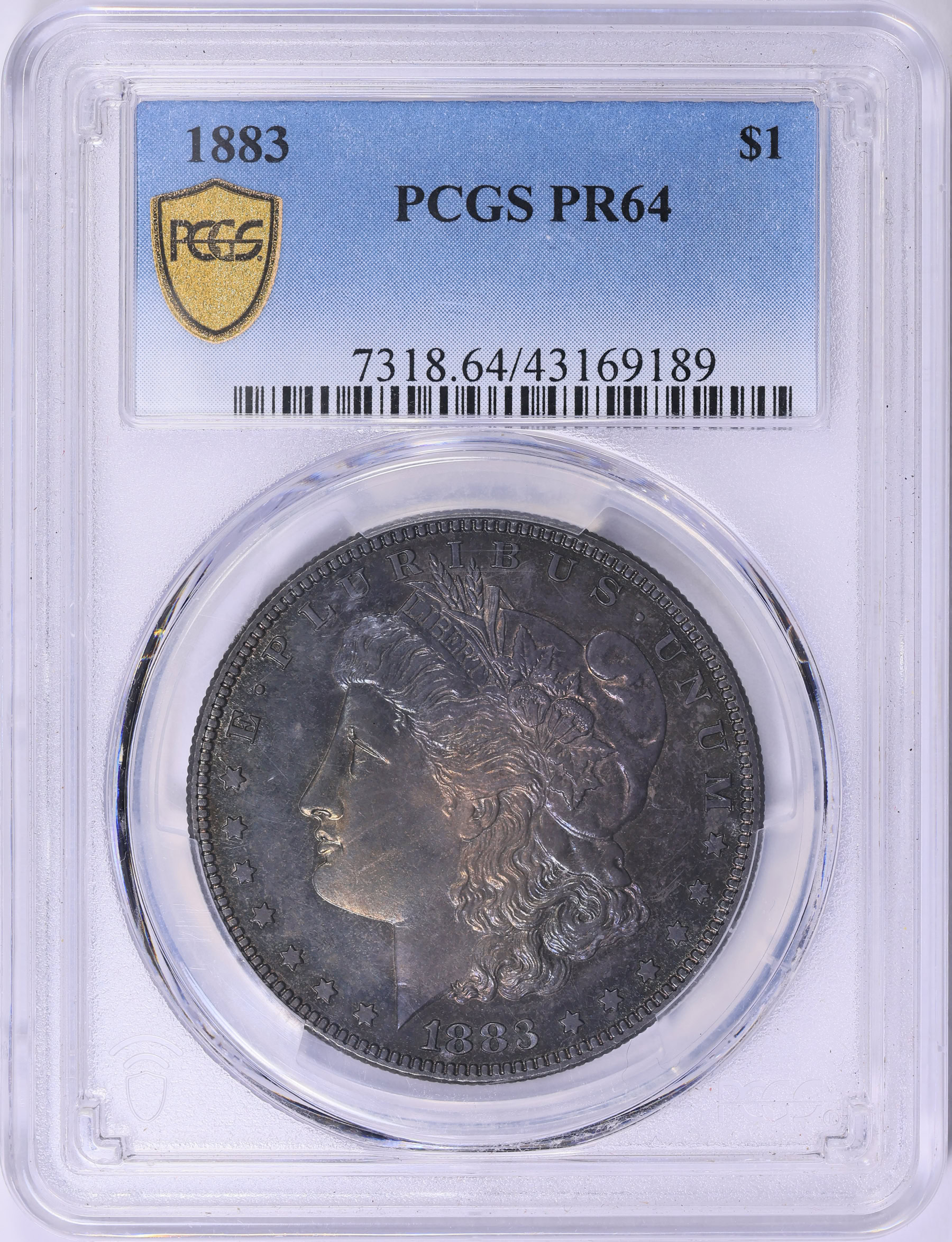 1883 Morgan Silver Dollar PCGS Proof-64 (Toned) (Item 2004035 ...